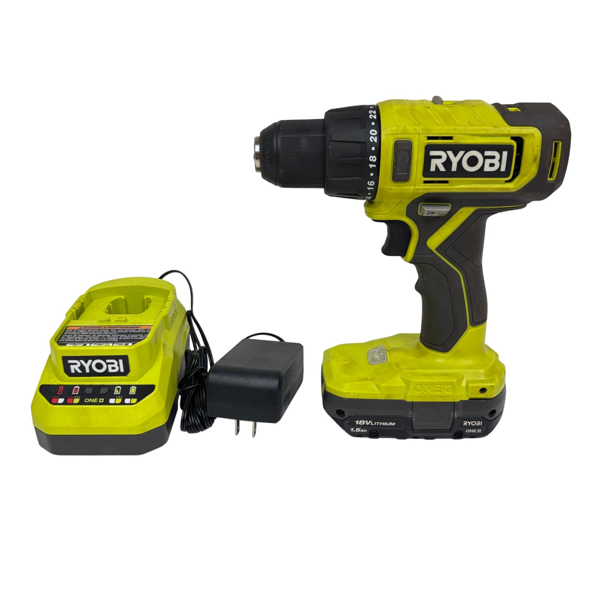 Ryobi ONE+ PCL206 18V Cordless 1/2 in. Drill/Driver Kit