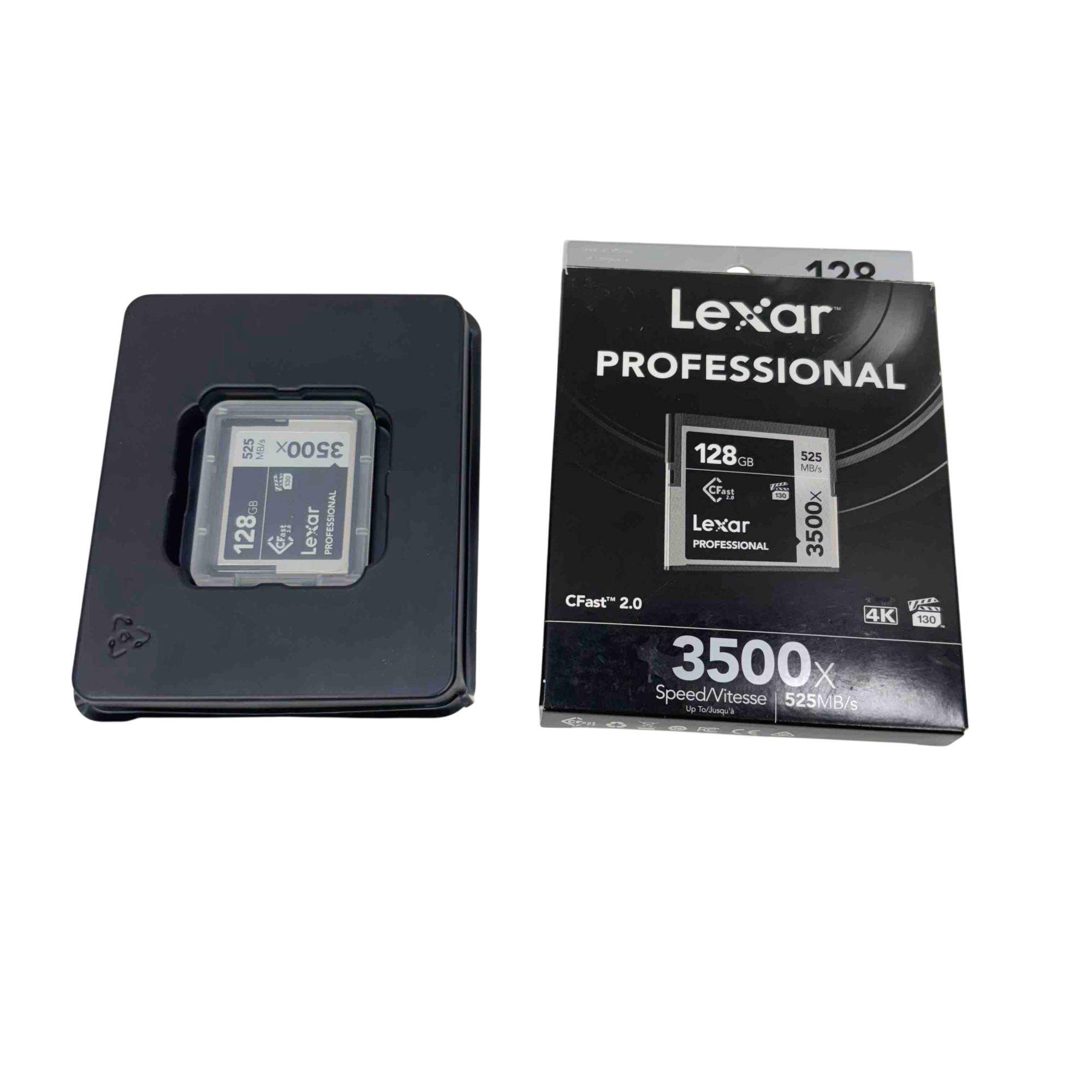Lexar Professional 3500x CFast 2.0 128GB 525MB/s Memory Card