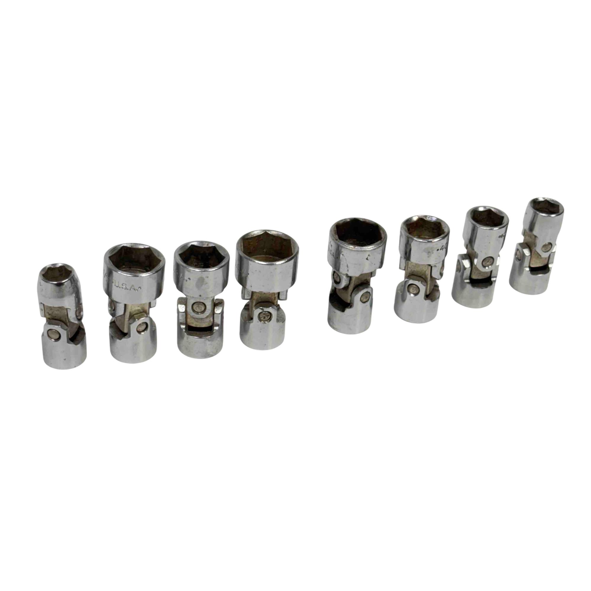 SK Tools 8-Piece 3/8" Drive SAE Universal Swivel Socket Set