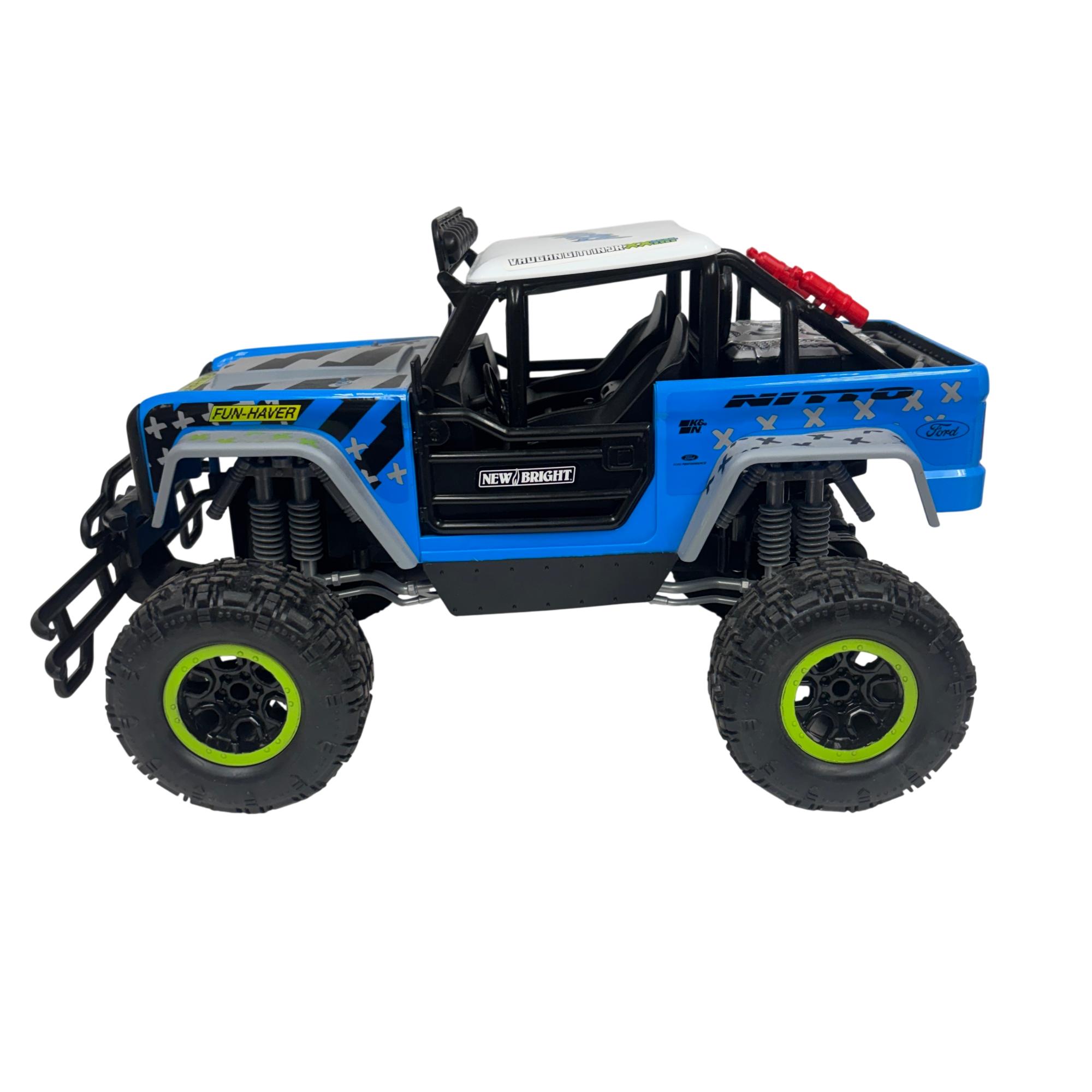 New Bright 1:8 R/C Vaughn Gittin Jr. Ford Bronco Brocky Rock Crawler