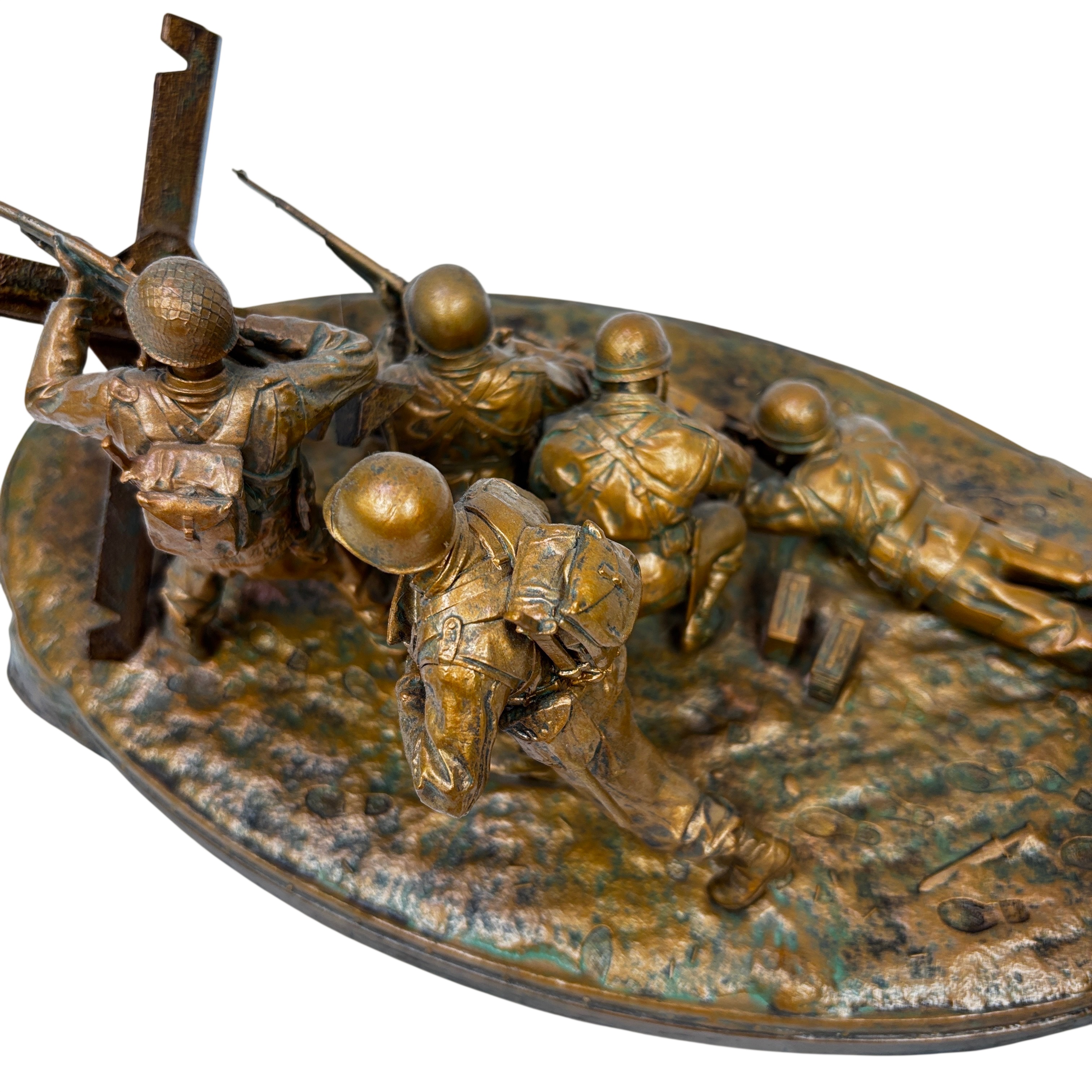 Activision Call Of Duty WWII Valor Collection Bronze Figurine Statue ...