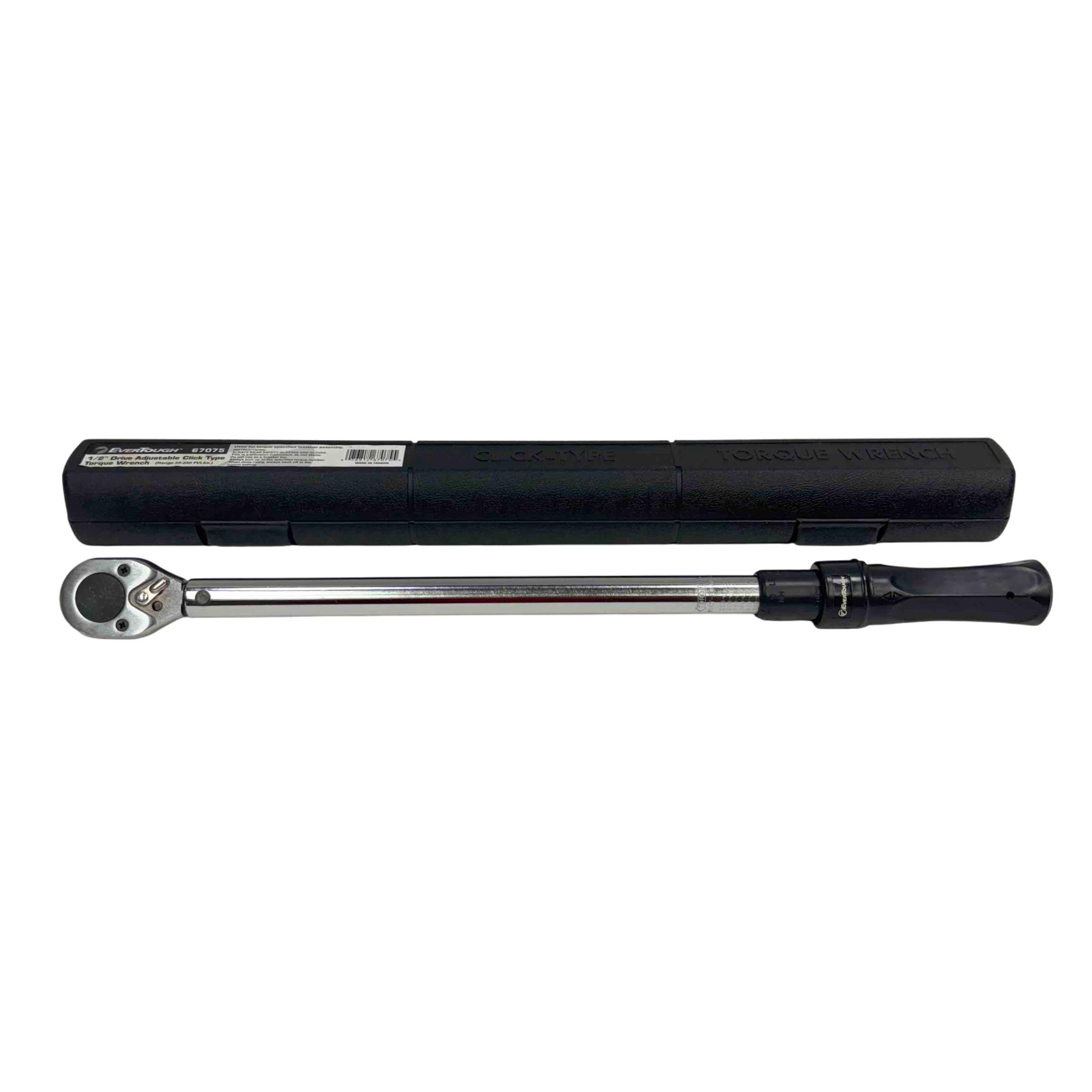 EverTough 67075 1/2" Adjustable Click-Type Torque Wrench