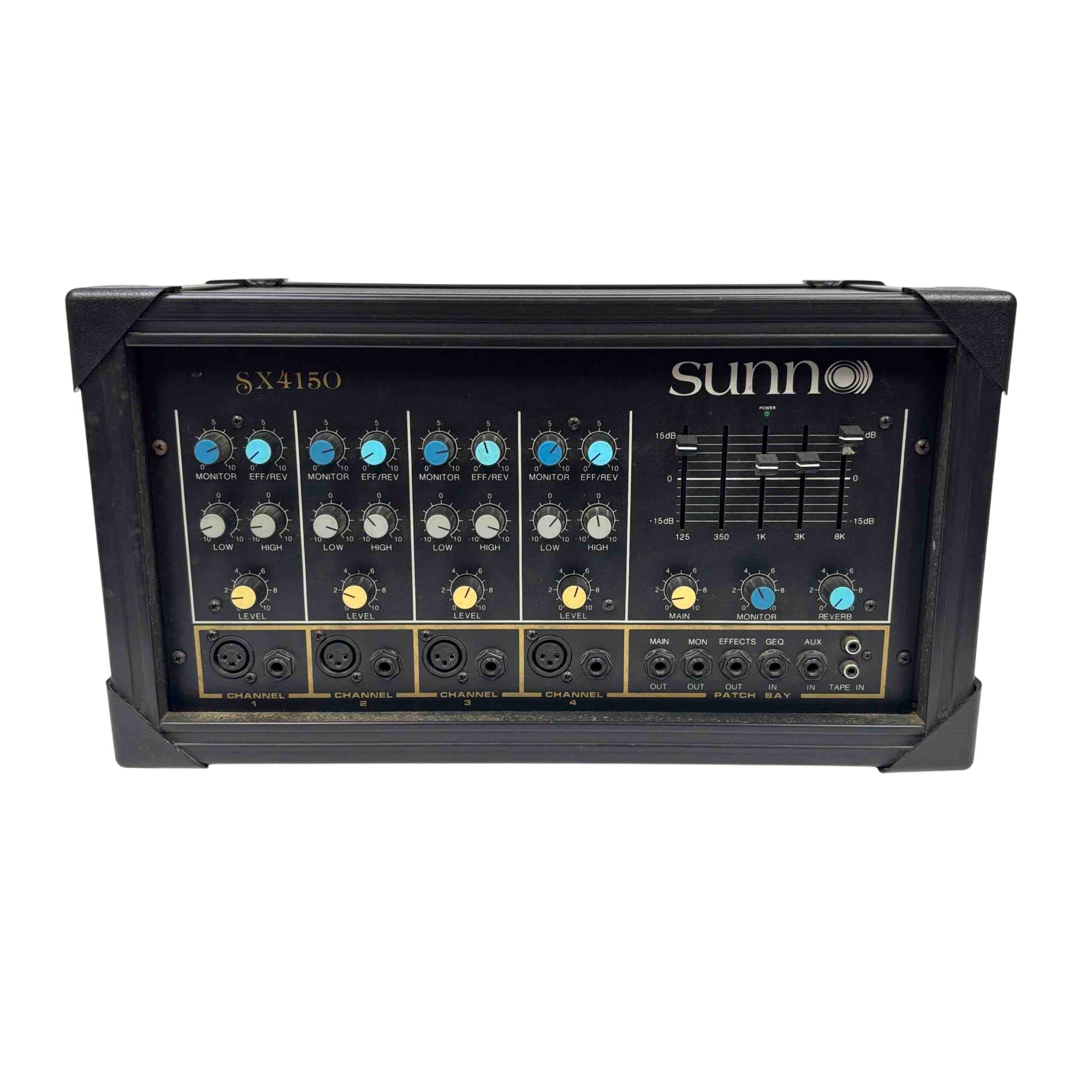 Sunn SX4150 4-Channel Powered Mixer Amplifier