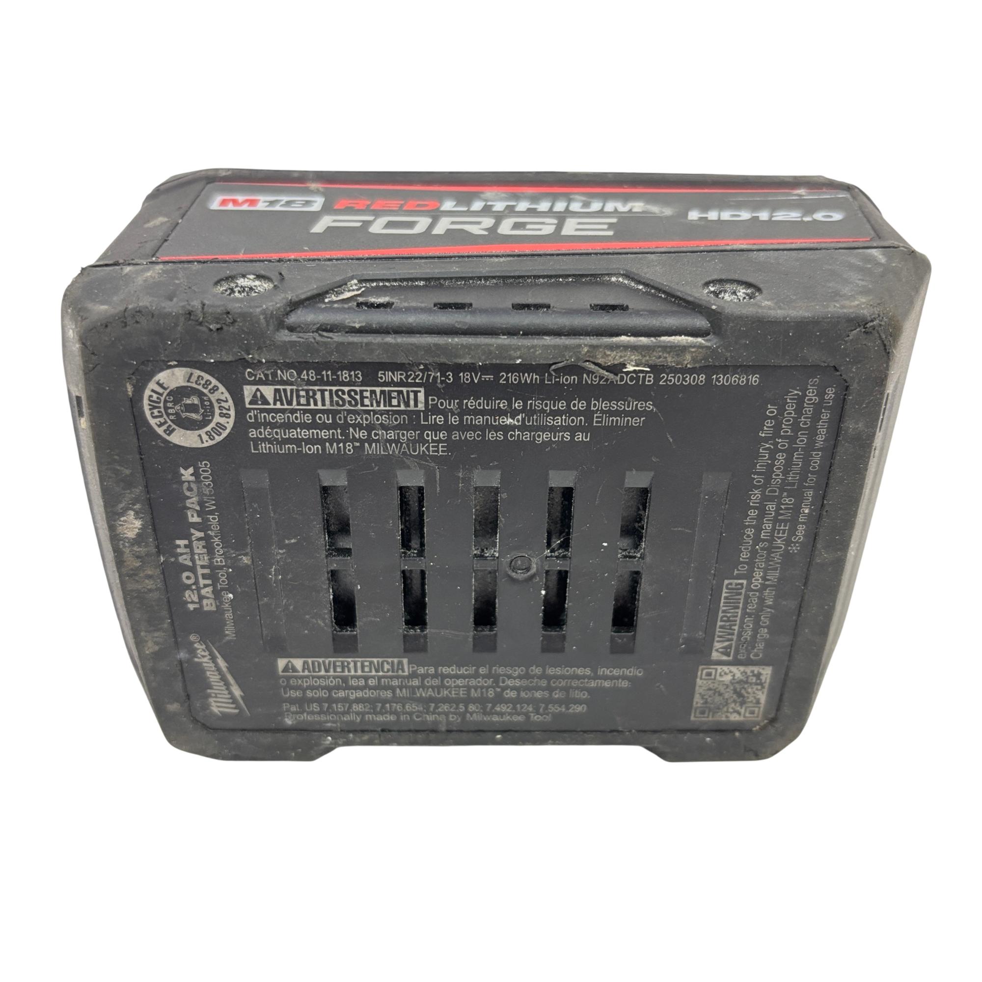 Milwaukee M18 REDLITHIUM FORGE HD12.0 Battery Pack 48-11-1813