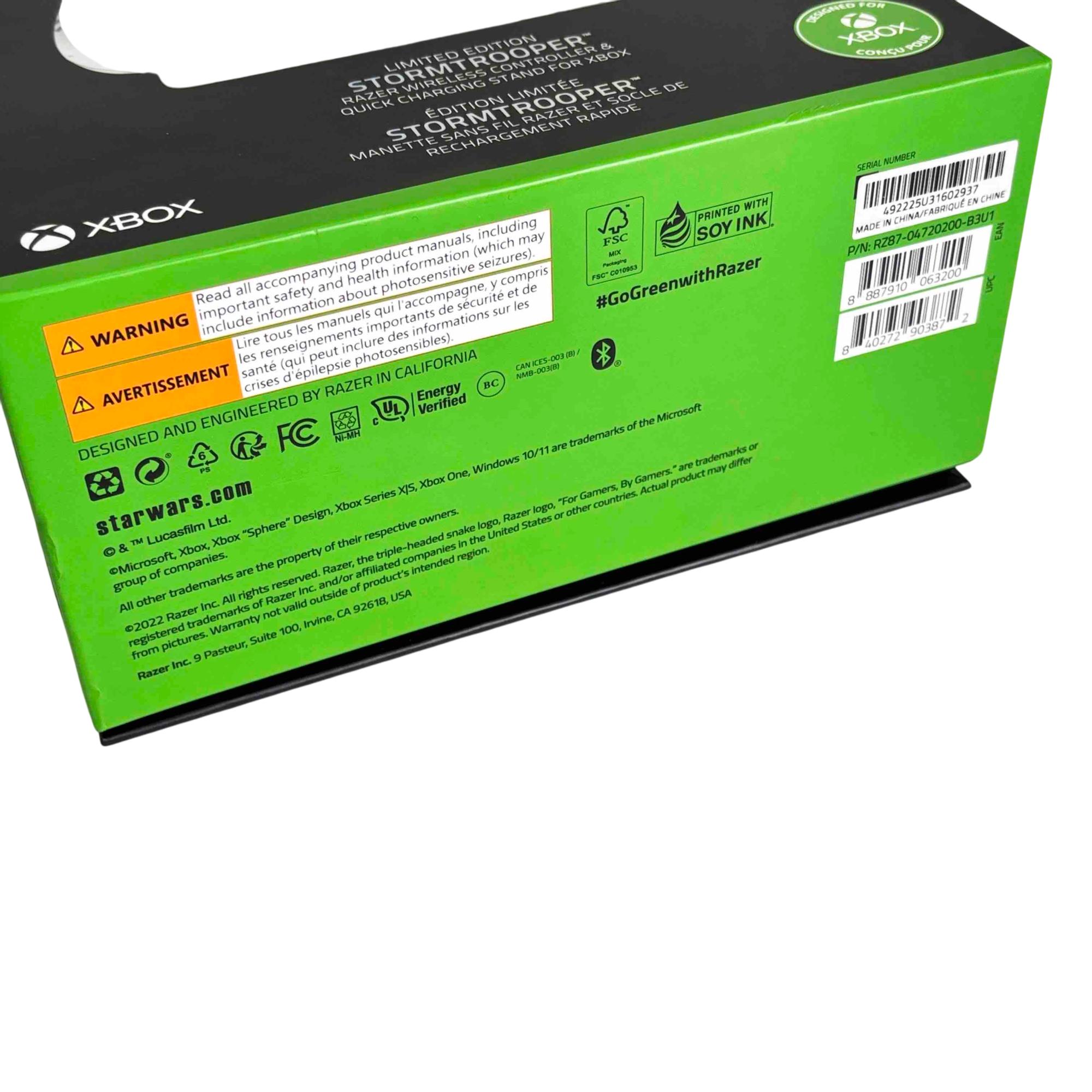 Razer (RZ87-04720200-B3U1) Stormtrooper LE Wireless Controller - For Xbox