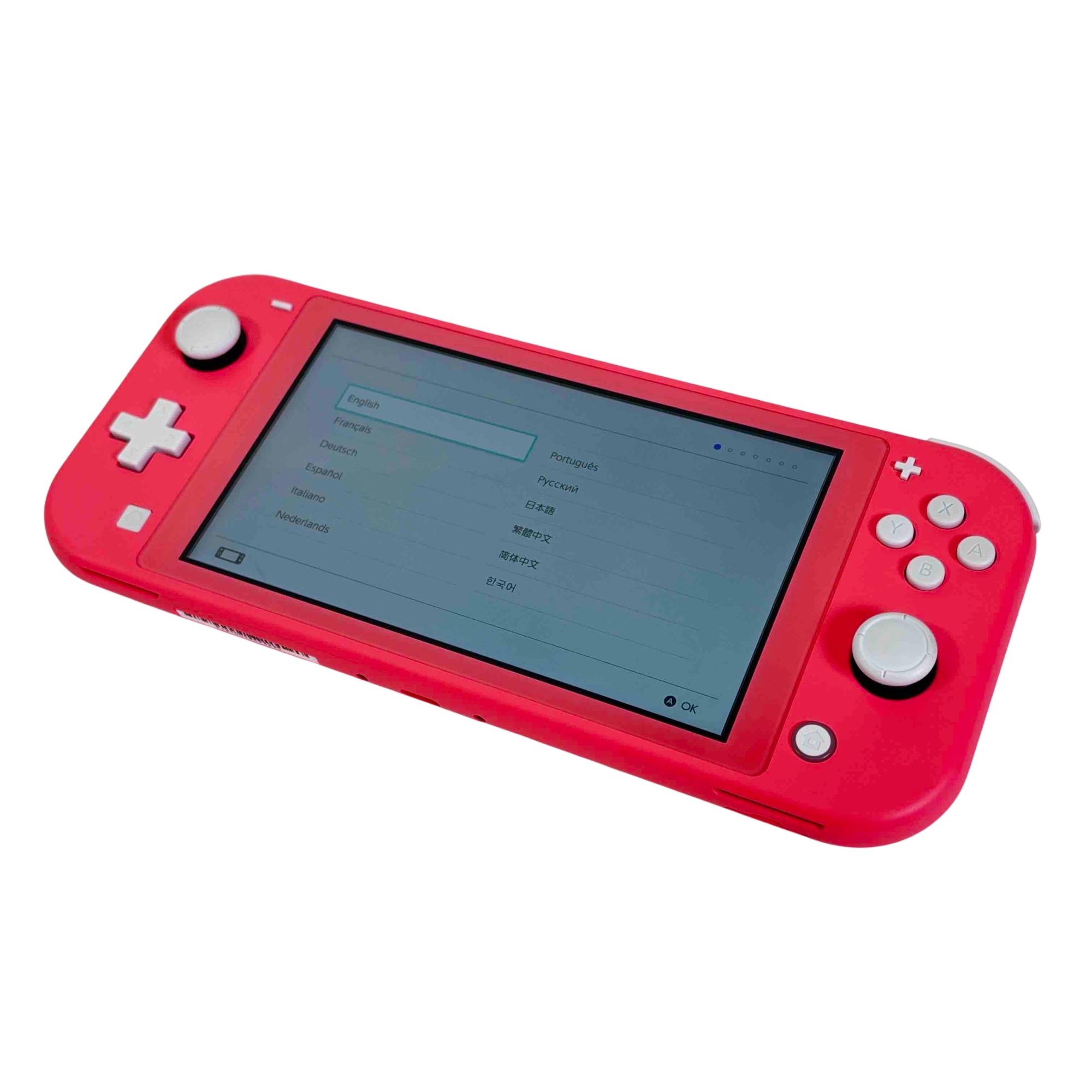 Nintendo Switch Lite HDH-001 32GB Handheld Video Game Console - Coral Pink