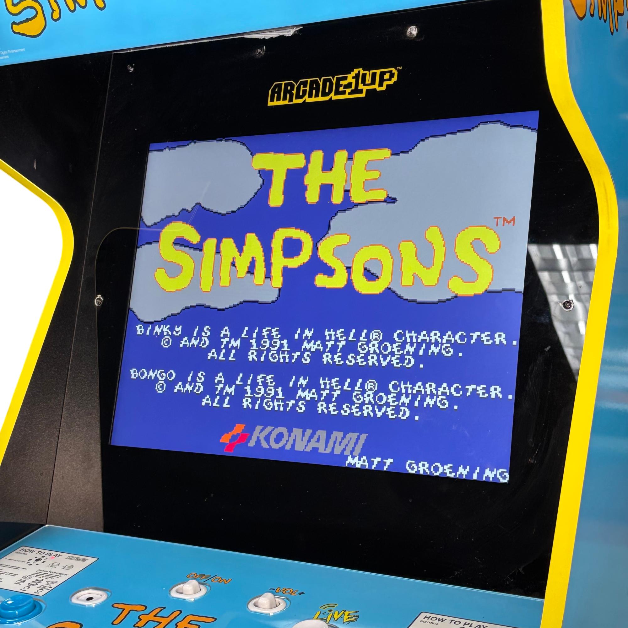 Arcade1Up (SIM-A-01251) The Simpsons Arcade Machine Cabinet - Local ...