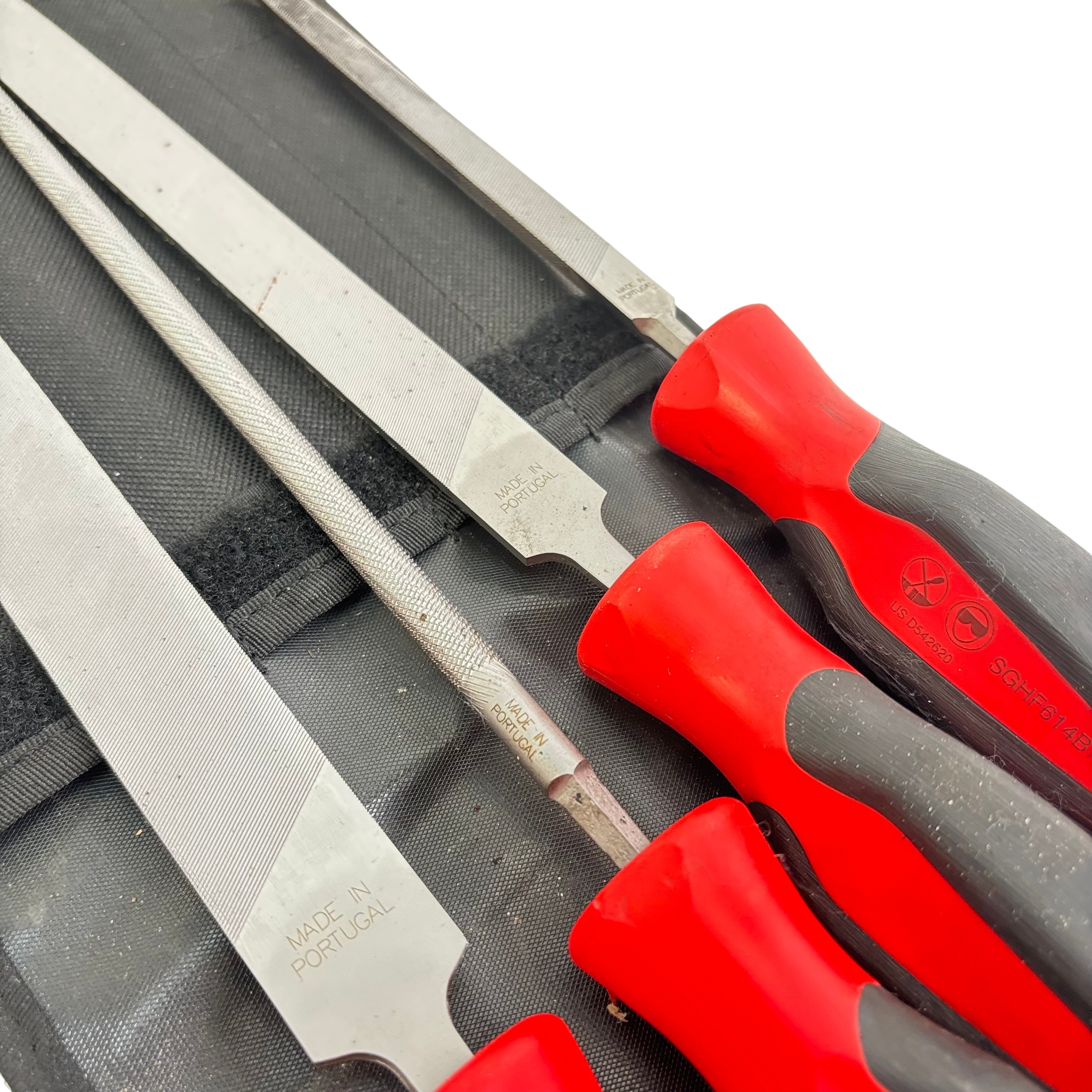 Snap-On Tools SGHBF500A 4-Piece File Set - Red/Black