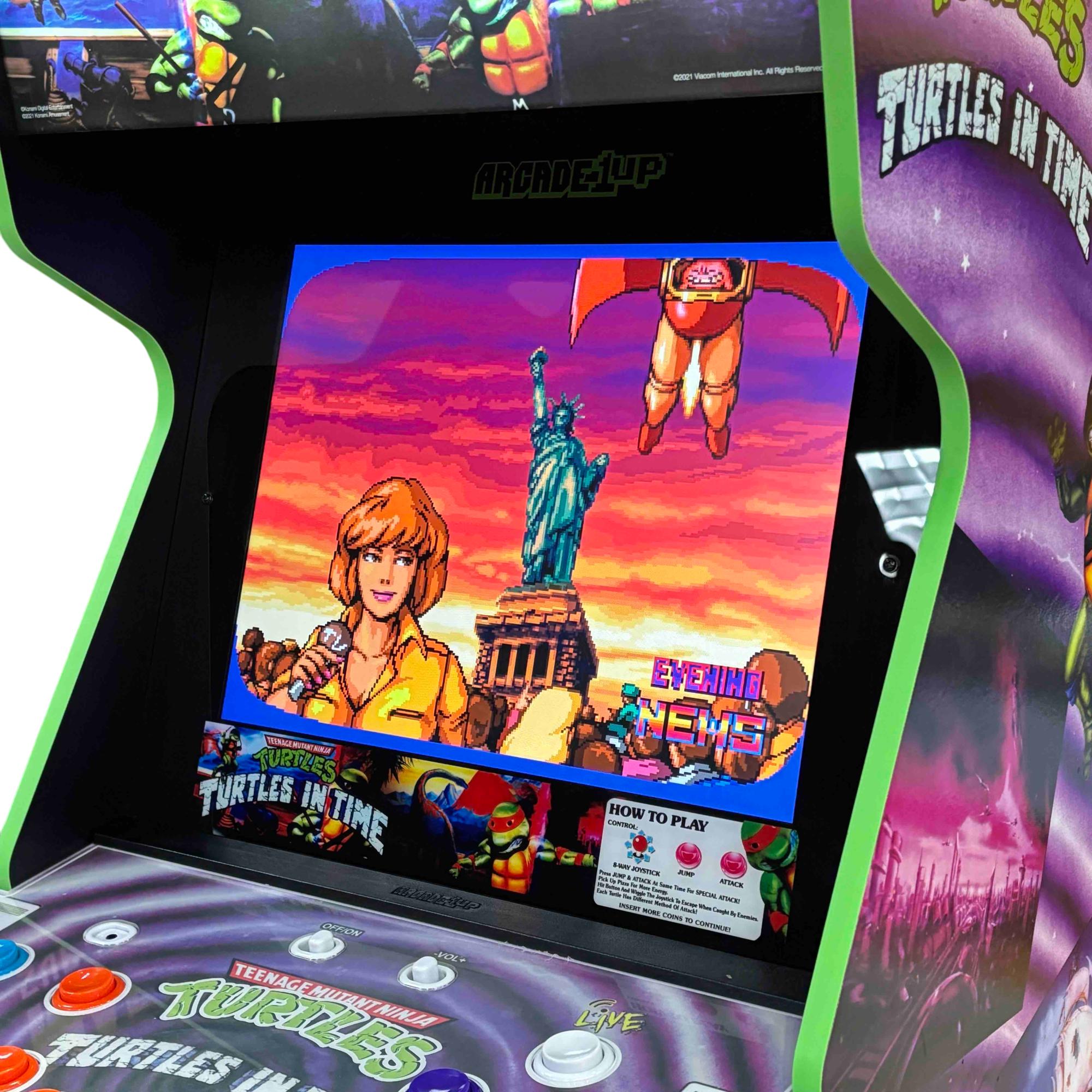 Arcade1Up Teenage Mutant Ninja Turtles: Turtles In Time Arcade - Pick ...