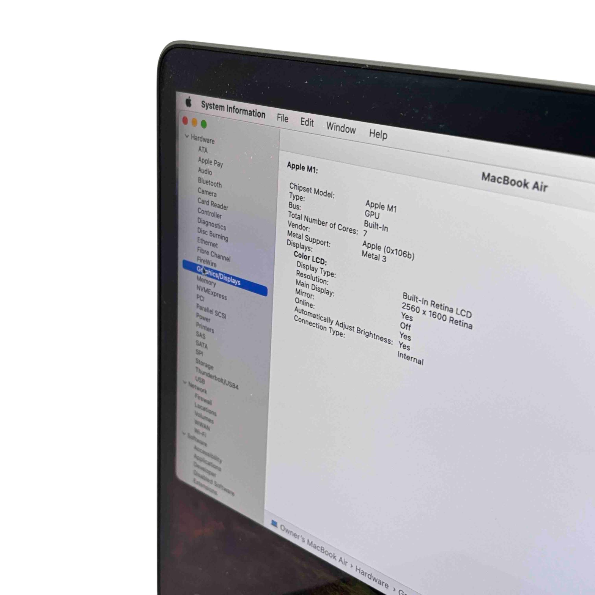 Apple MacBook Air MGN63LL/A M1 3.2GHz (7C GPU) 8GB RAM 256GB Apple MacBook Air MGN63LL/A M1 3.2GHz (7C GPU) 8GB RAM 256GB