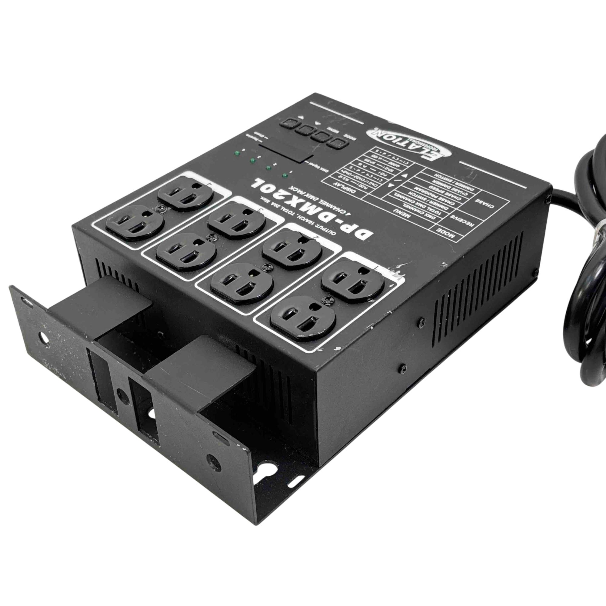 Elation DP-DMX20L 4-Channel DMX Dimmer/Switch Pack - 8628