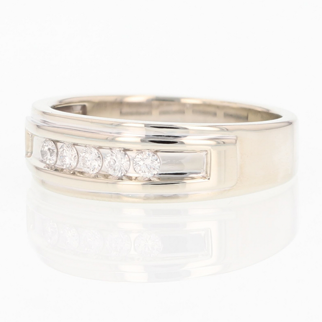 .25ctw Round Cut Diamond Channel-Set Wedding Band Ring 10k White Gold ...