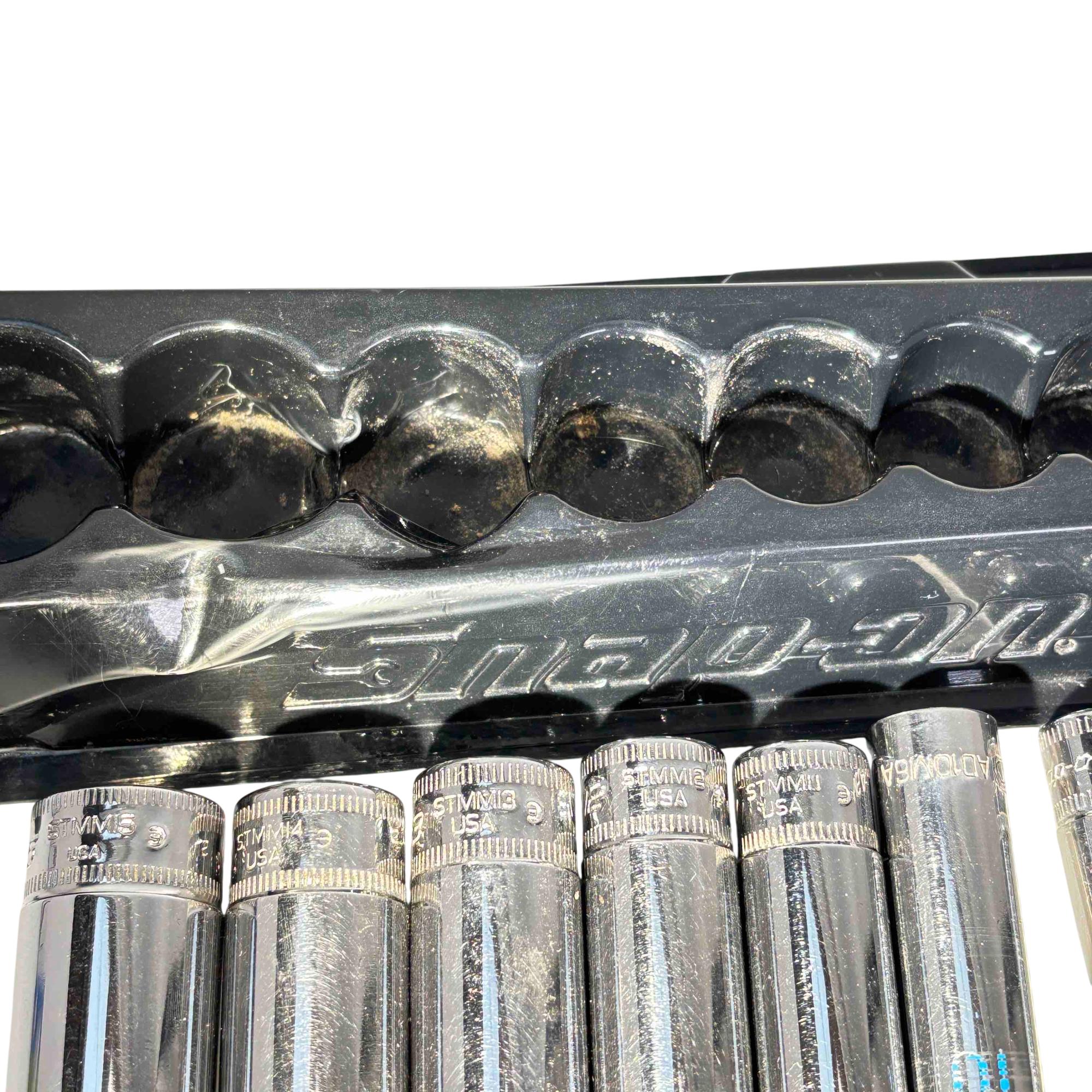 Snap-On-Tools 11-Piece STMM Series 5-15mm Deep Sockets & Mac Tools 10mm Set