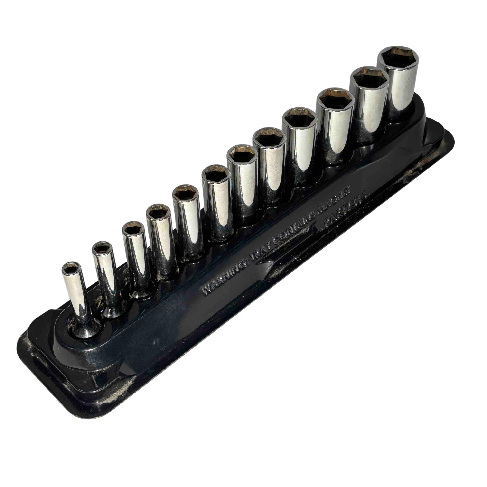 Snap-On-Tools 11-Piece STMM Series 5-15mm Deep Sockets & Mac Tools 10mm Set