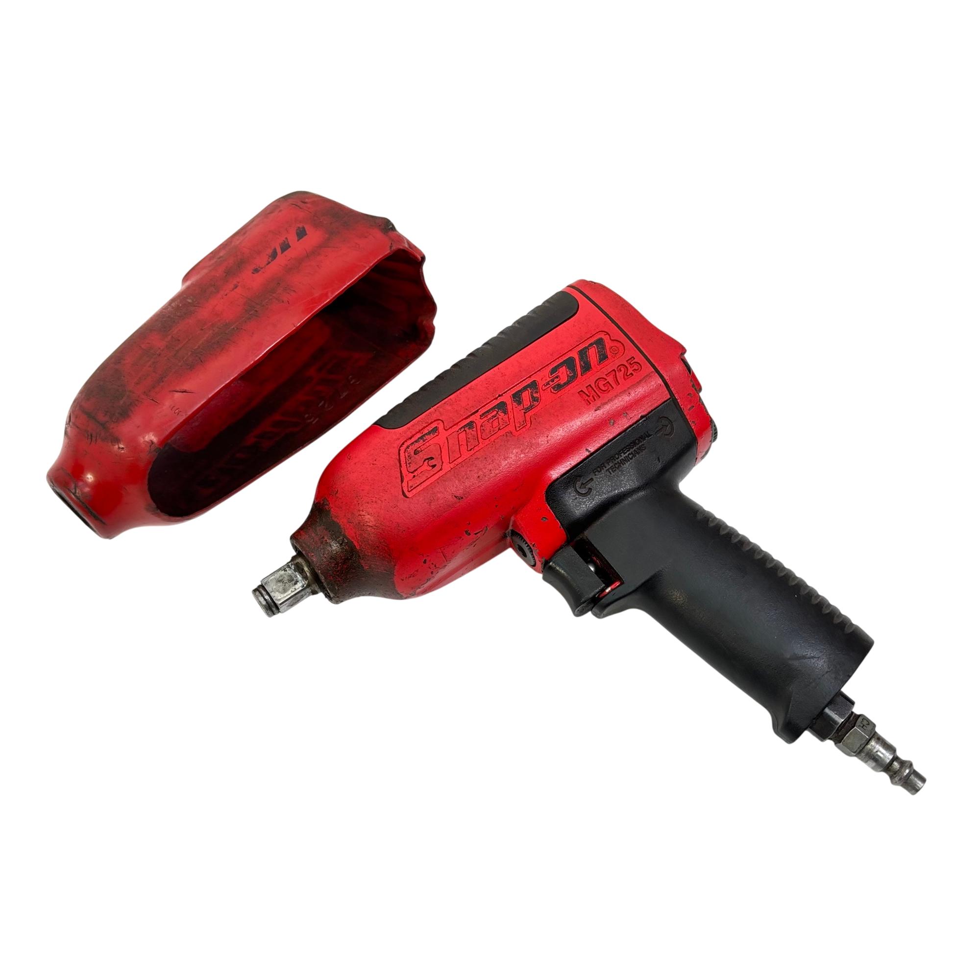 Snap-On Tools MG725 1/2" Drive Heavy-Duty Air Pneumatic Impact Wrench - Red