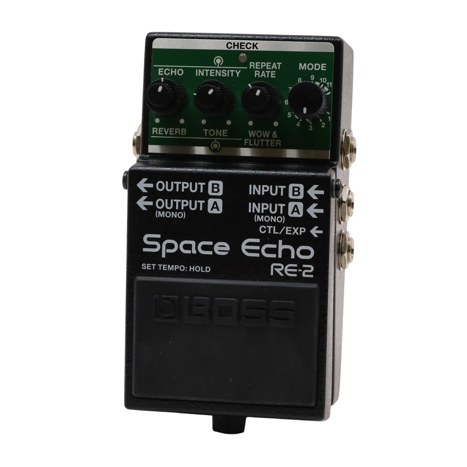 Boss RE-2 Space Echo Electric Guitar Delay and Reverb Effects Pedal