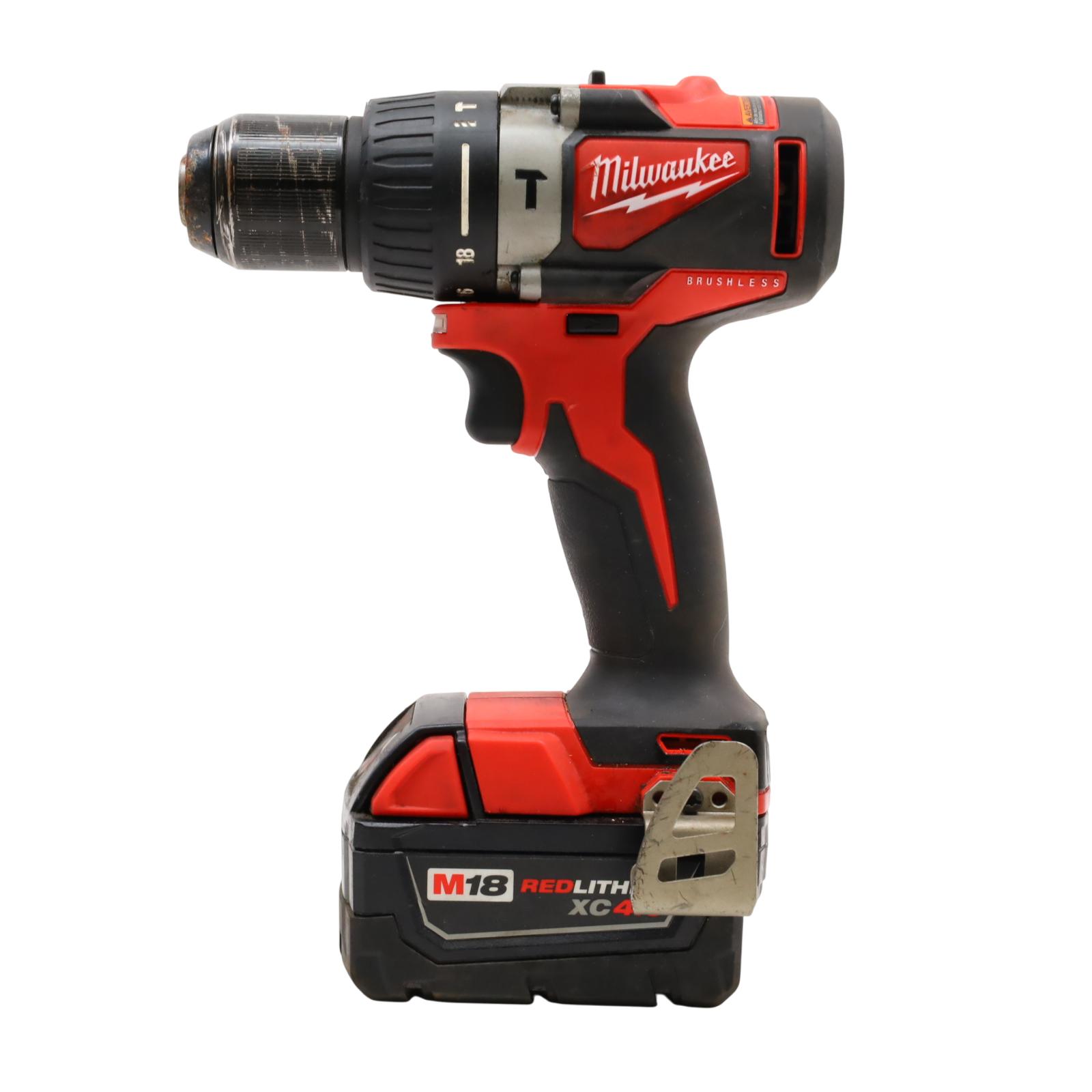 Milwaukee 2902-20 M18 18V Lithium-Ion Brushless 1/2" Cordless Hammer ...