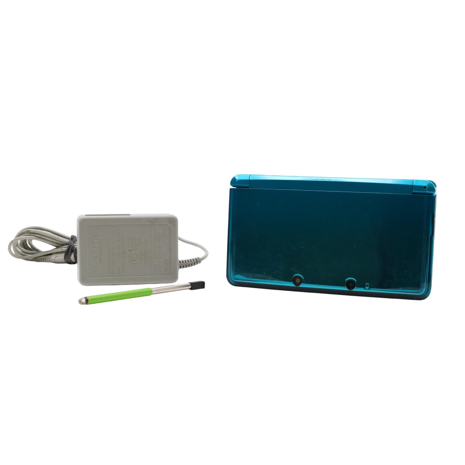 Nintendo 3DS CTR-001 3D Dual Screen Portable Handheld System - Aqua ...