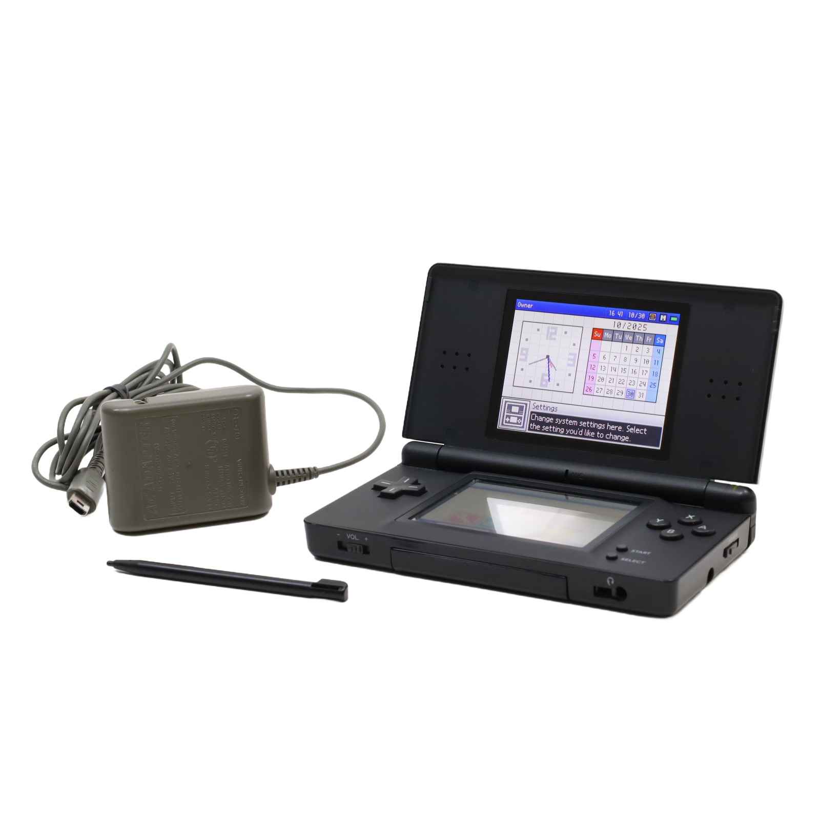 Nintendo DS Lite USG-001 Dual-Screen Portable Gaming System - Black (9977)