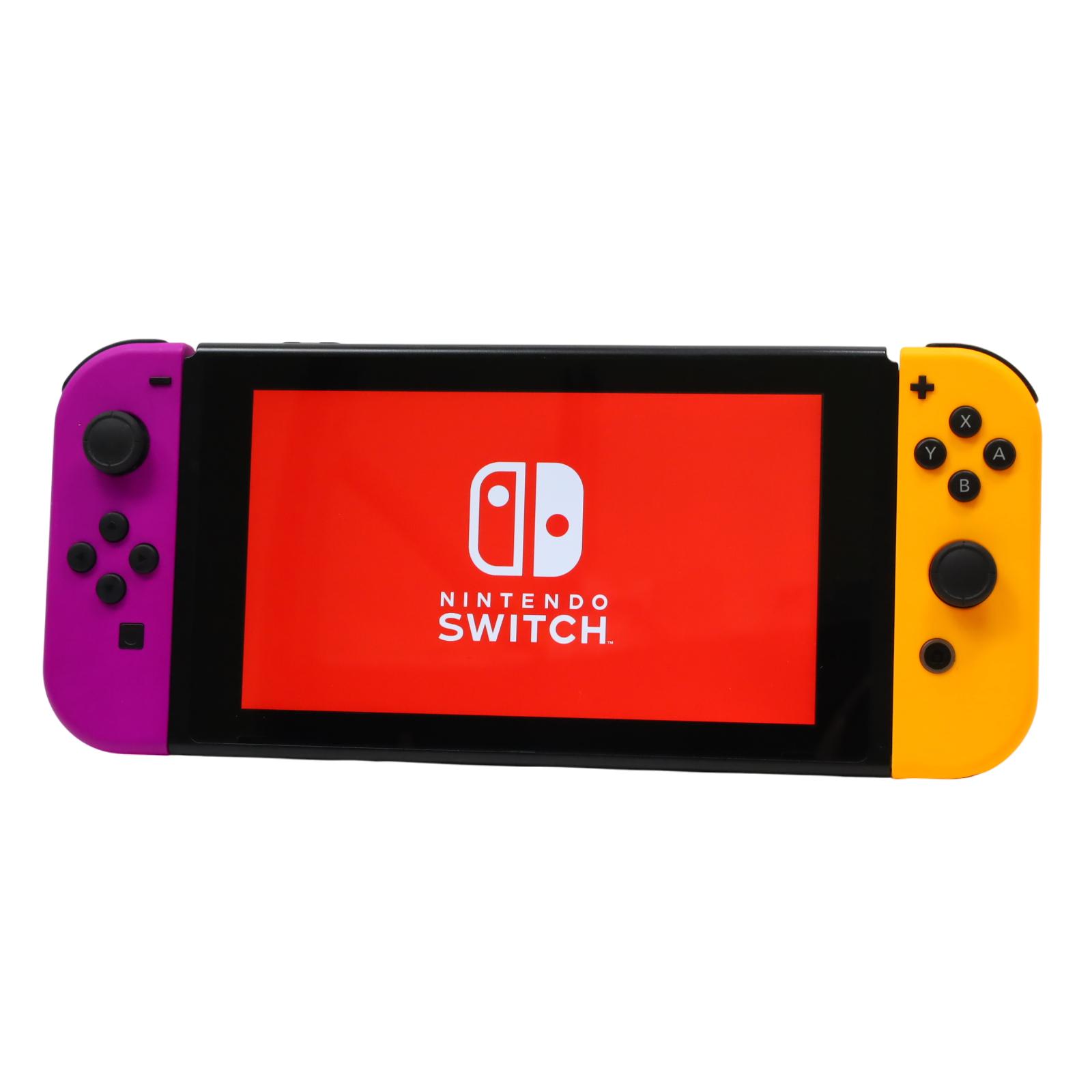 Nintendo Switch HAC-001(-01) 32GB + 128GB Video Game System - Purple/Orange