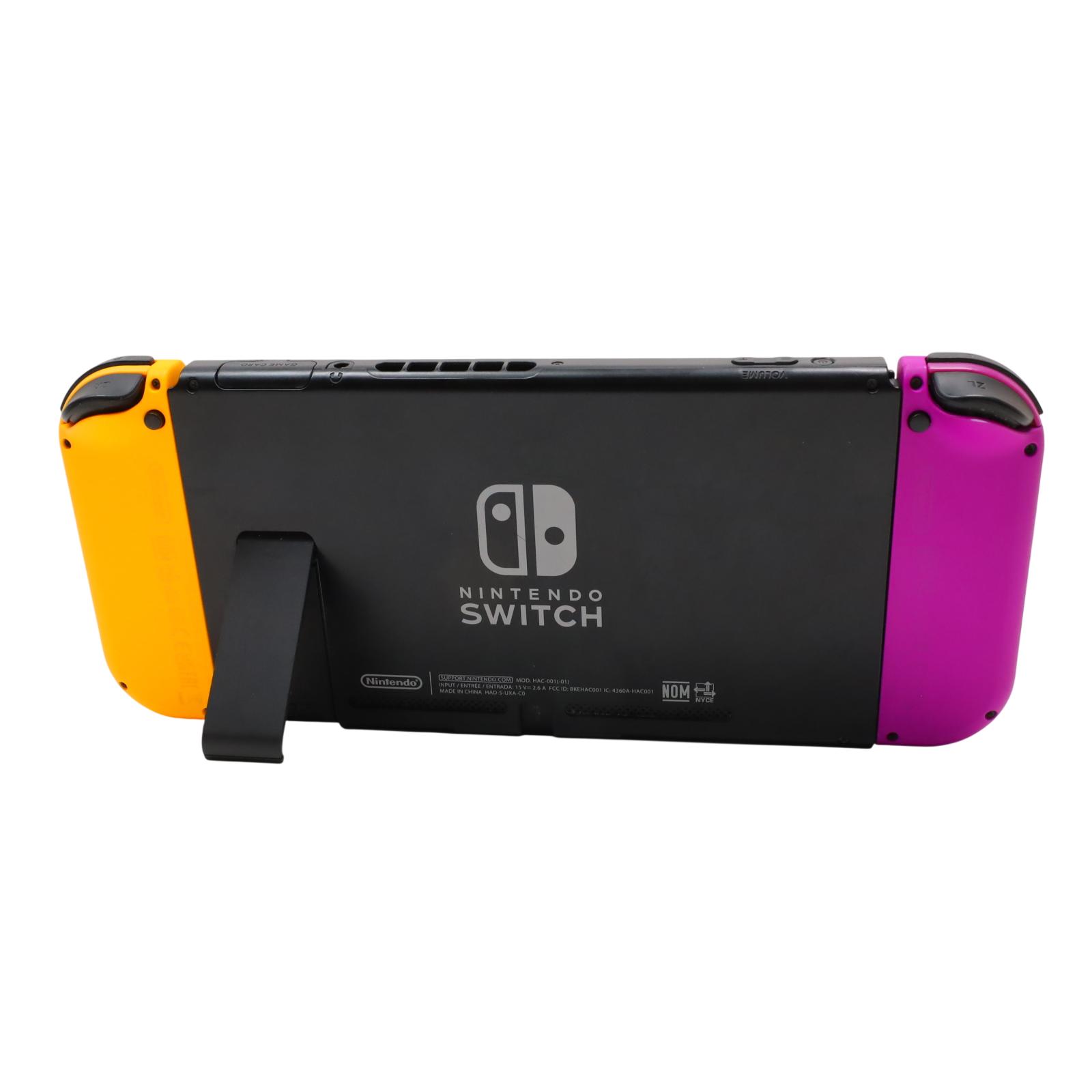 Nintendo Switch HAC-001(-01) 32GB + 128GB Video Game System - Purple/Orange