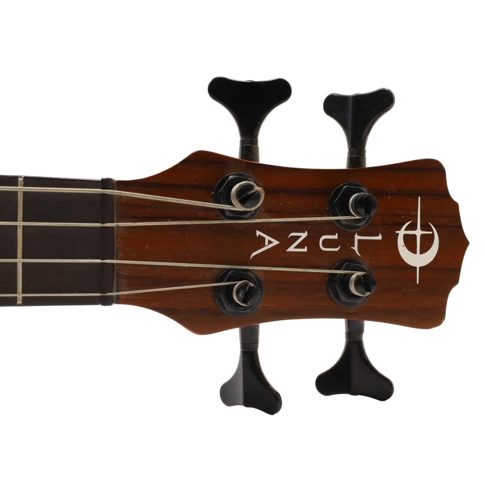 Luna UKE BASS TAT 4-String Baritone Bass Ukulele - Tattoo
