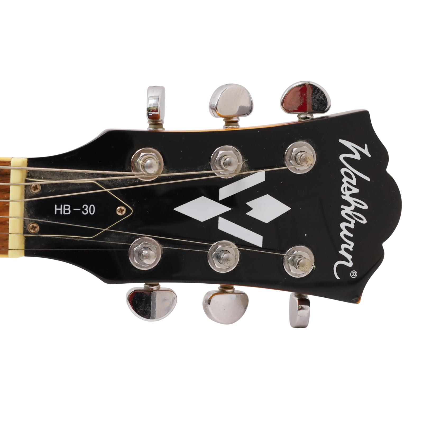 Washburn HB30 6-String RH Semi-Hollowbody Electric Guitar - Tobacco ...