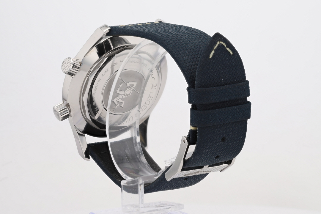 Longines Legend Diver Blue Dial 42mm Automatic Leather Strap Men's ...