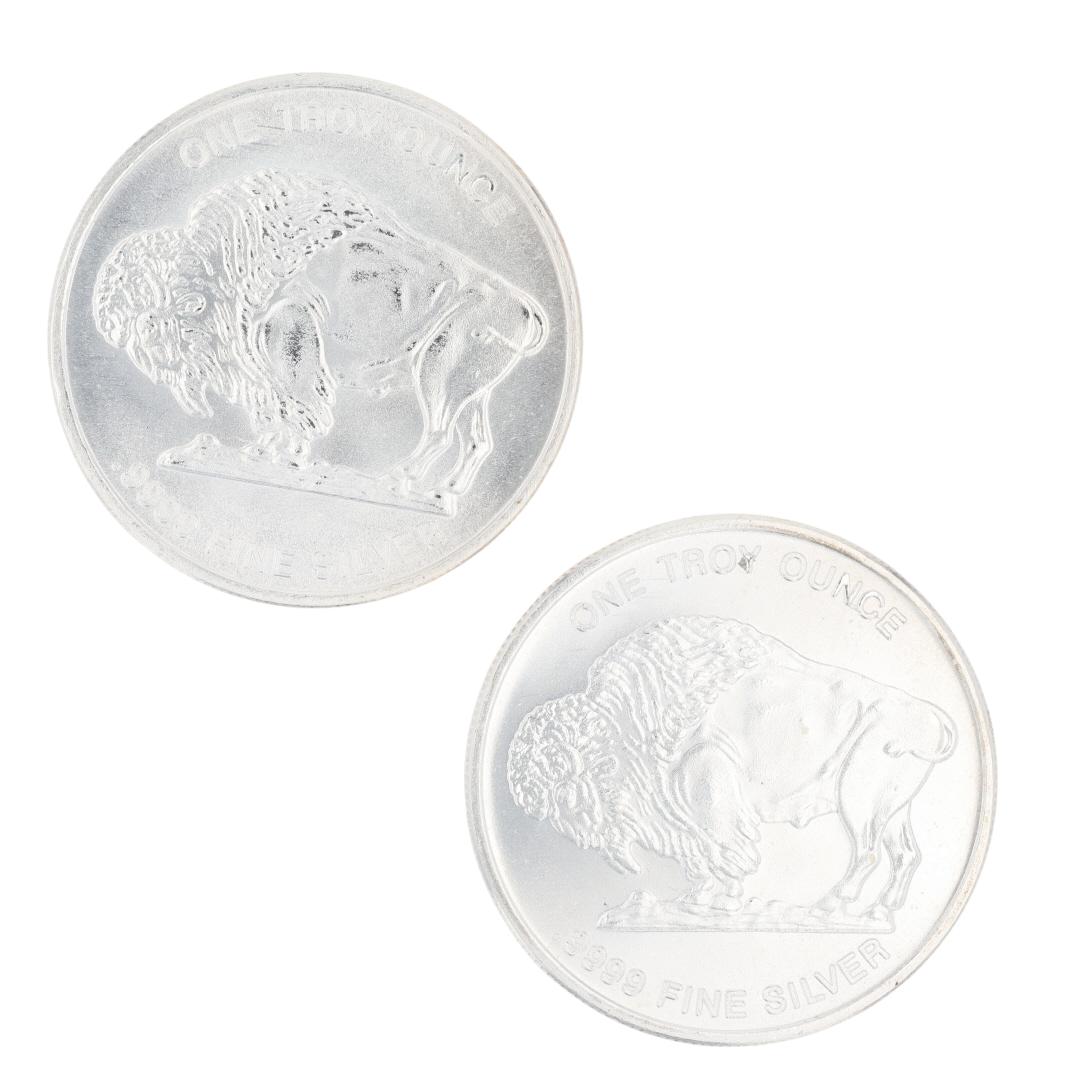 1 oz .999 Fine Silver Rounds Variety Collection Set of 9 Rounds Bullion