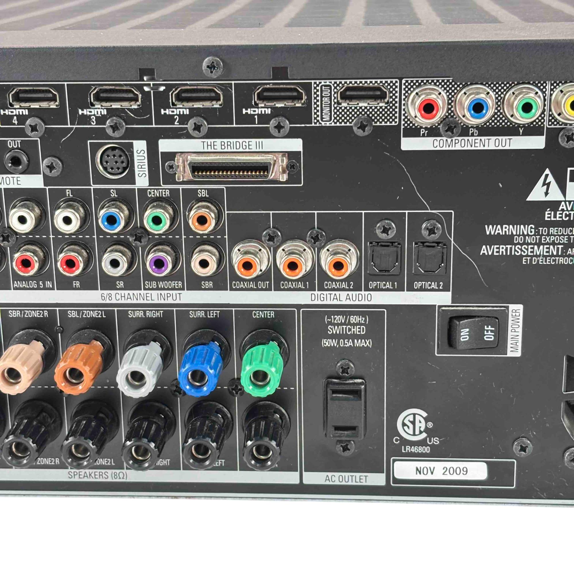 Harman Kardon AVR-2600 7.1-Channel 20-20,000 Hz Home Theater Receiver