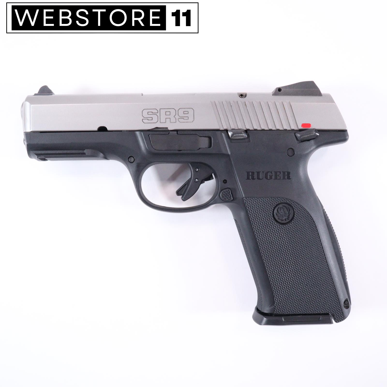 Ruger SR9 9mm 4-Inch Semi-Automatic Pistol w/ Magazine - Semi Auto Pistols at GunBroker.com ...
