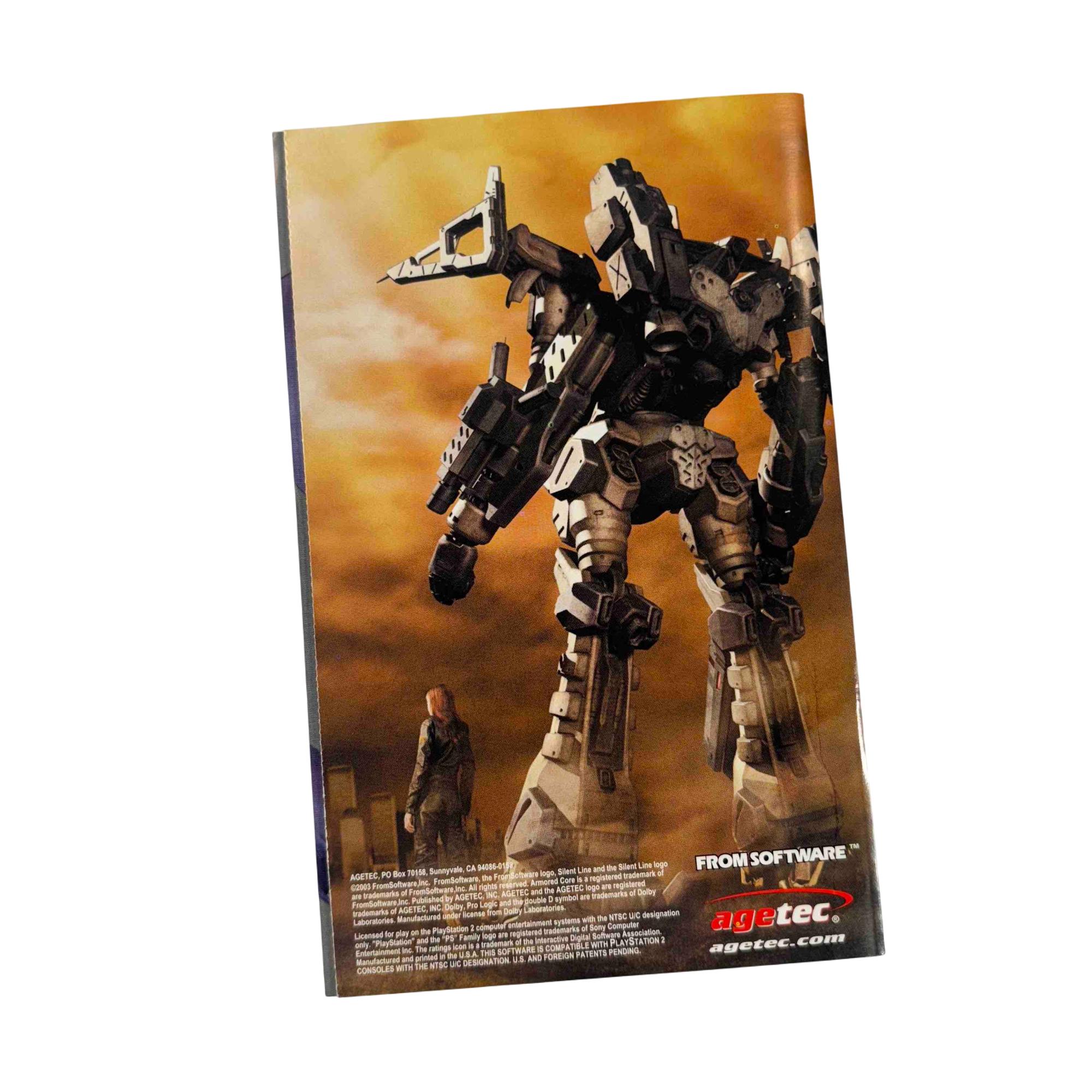 Silent Line Armored Core Video Game for the Sony PlayStation 2
