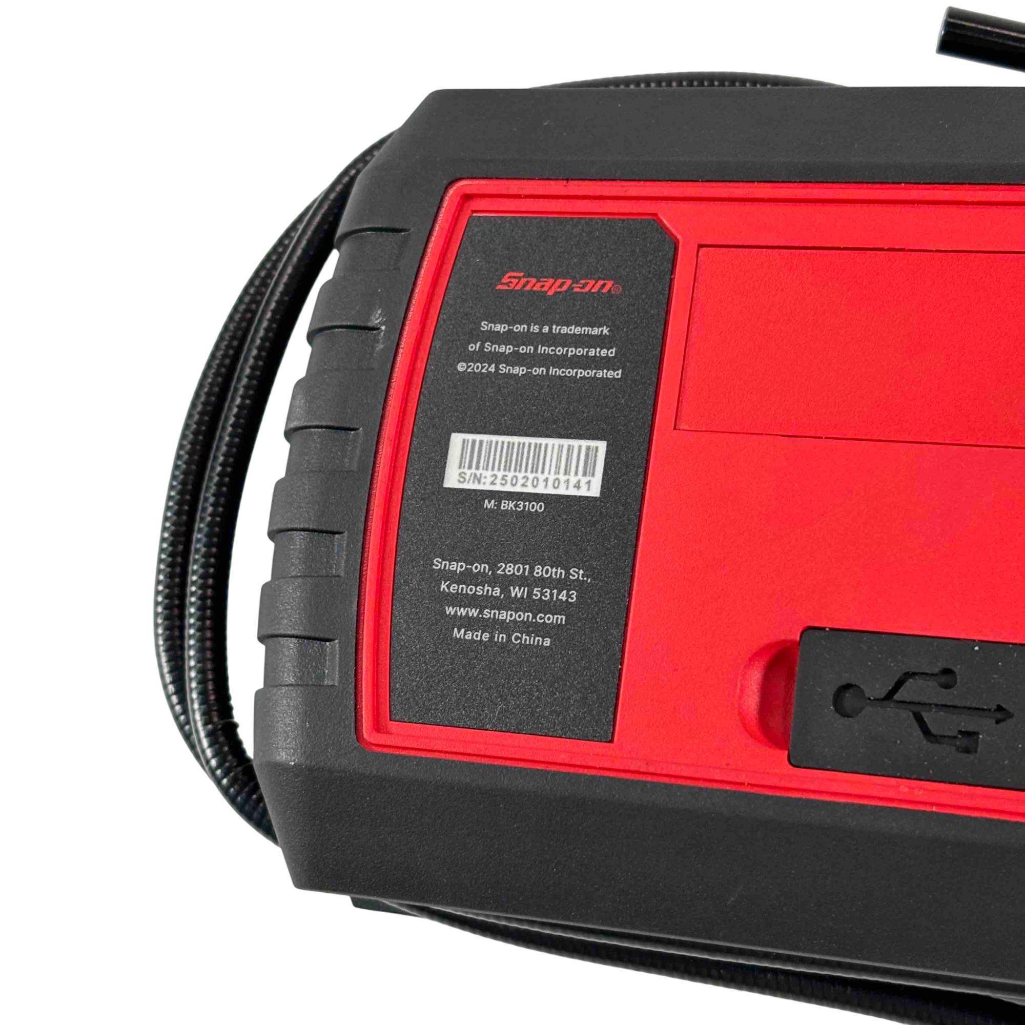 Snap-on Tools BK3100 3-1/2" LCD Li-Ion Rechargeable Video Inspection Scope