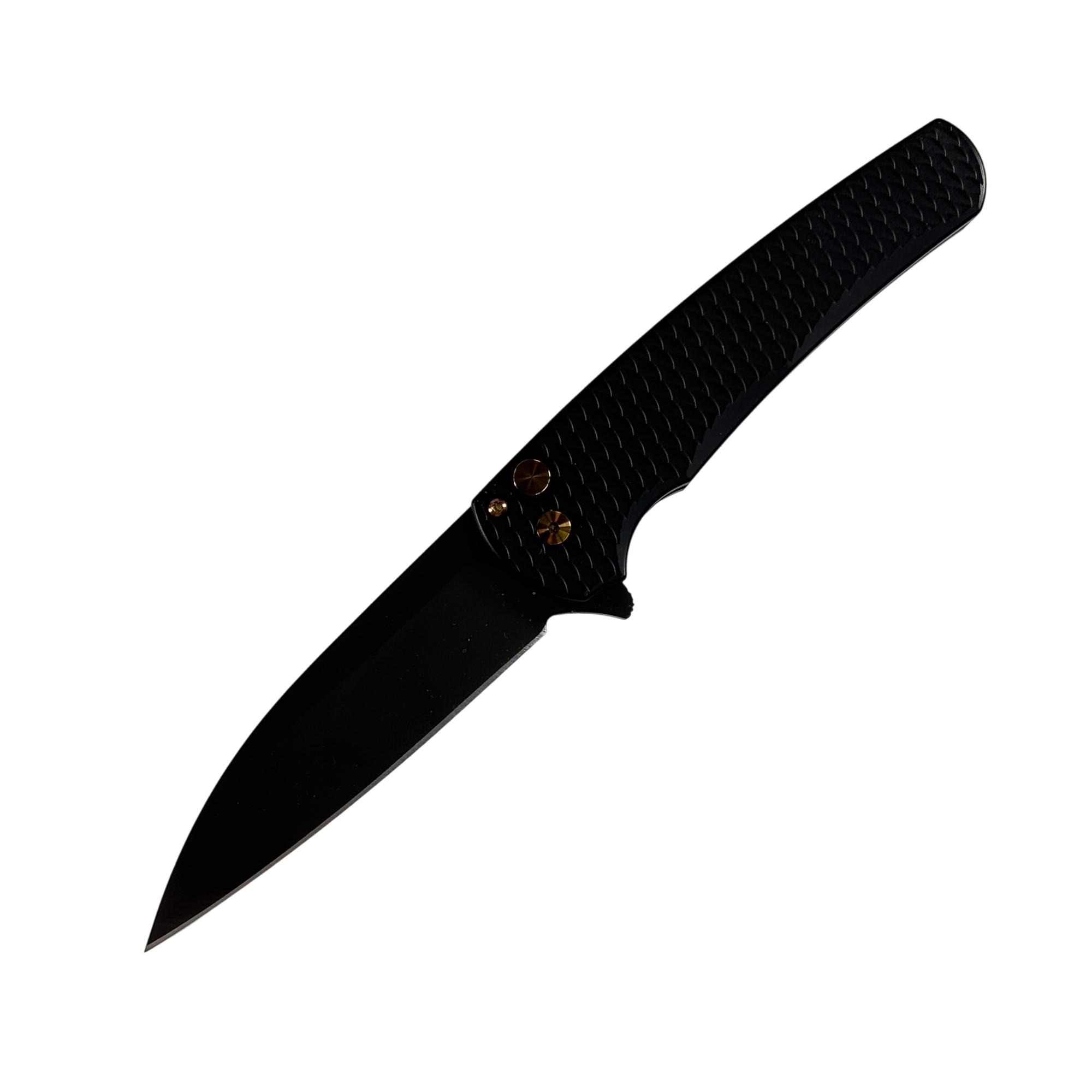 Pro-Tech Malibu Wharncliffe 5336-LTD SG RGH Button Lock Dragon Scale Knife