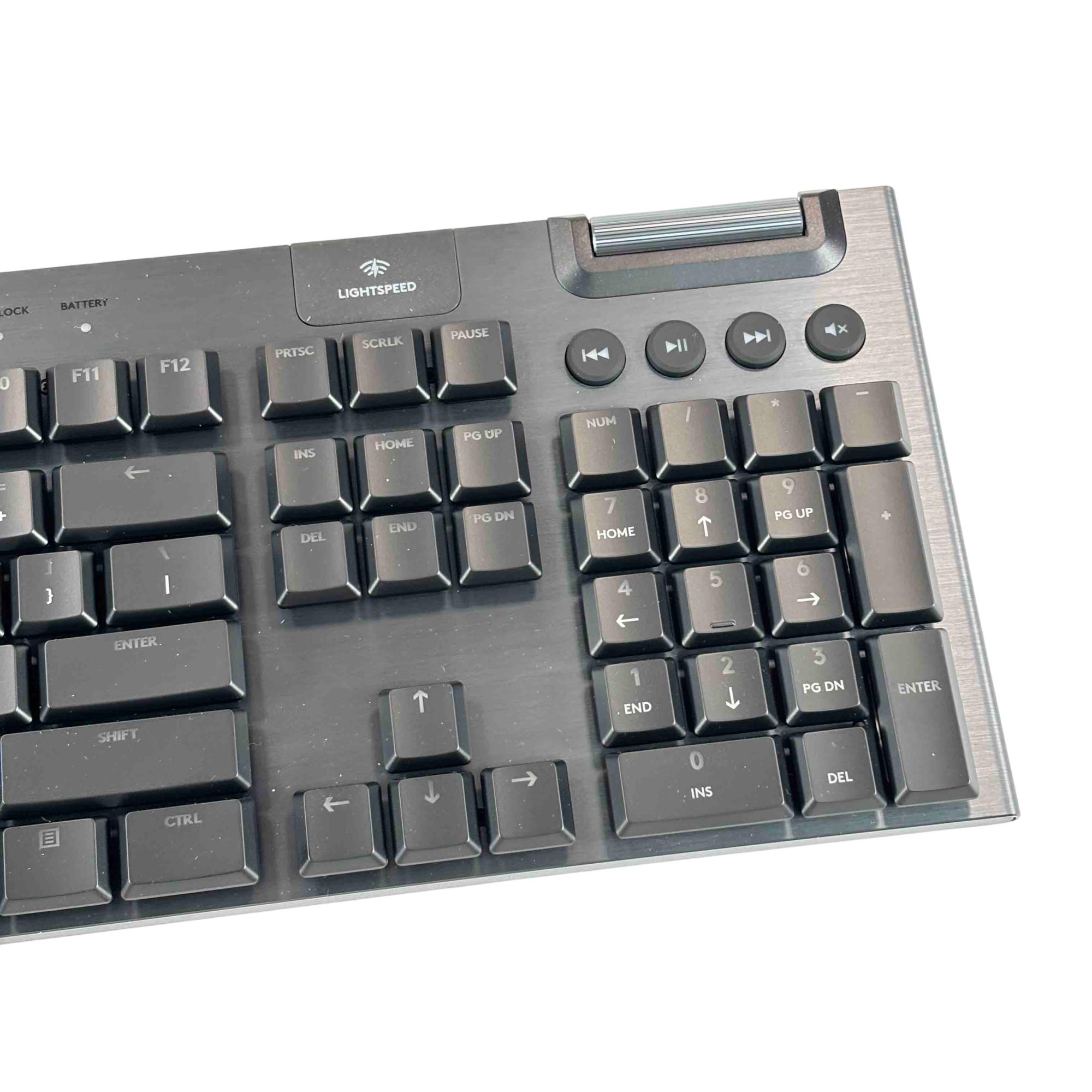 Logitech G915 LIGHTSPEED Y-R0069 Wireless Mechanical GL Clicky Switch ...