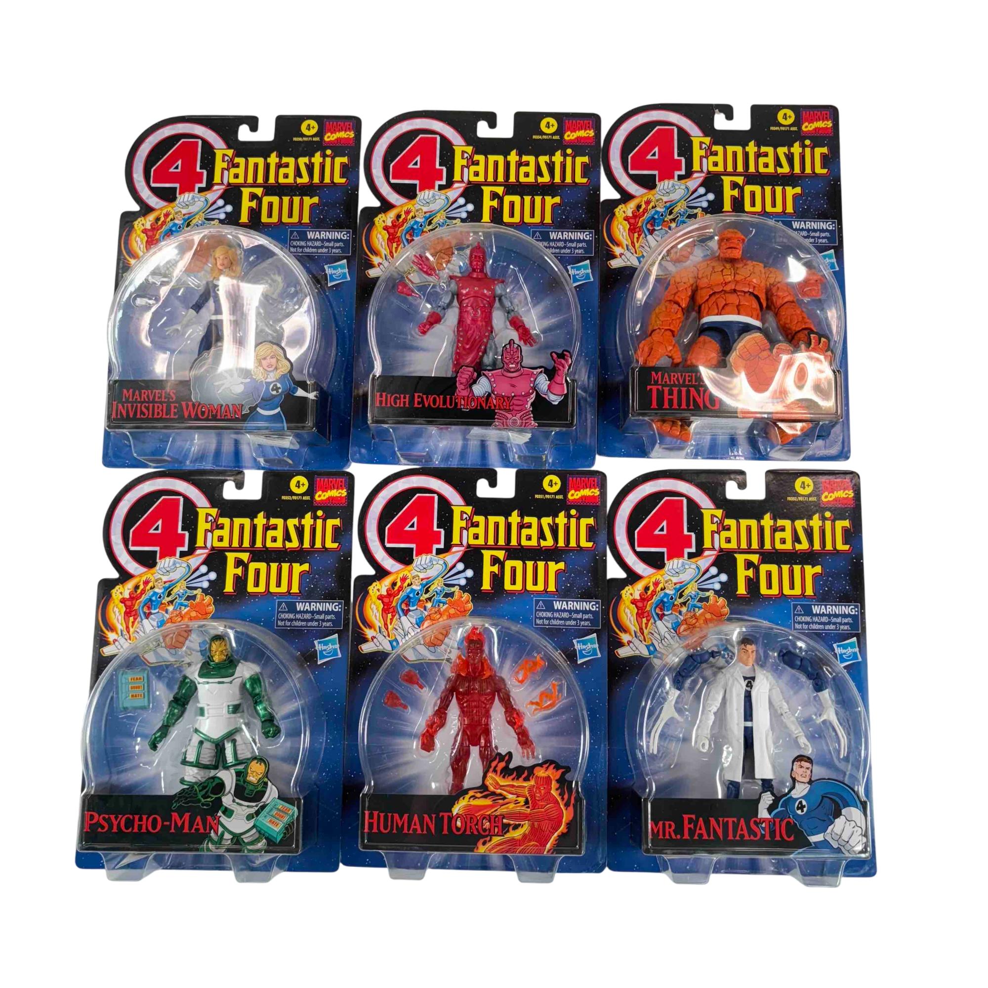 Hasbro Marvel Legends Fantastic Four Assorted Character Action Figure Set