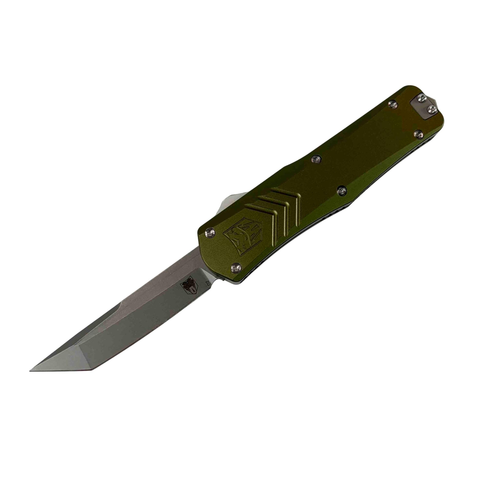 CobraTec Medium FS-X Gen III OD Green Aluminum D2 Steel OTF Automatic Knife