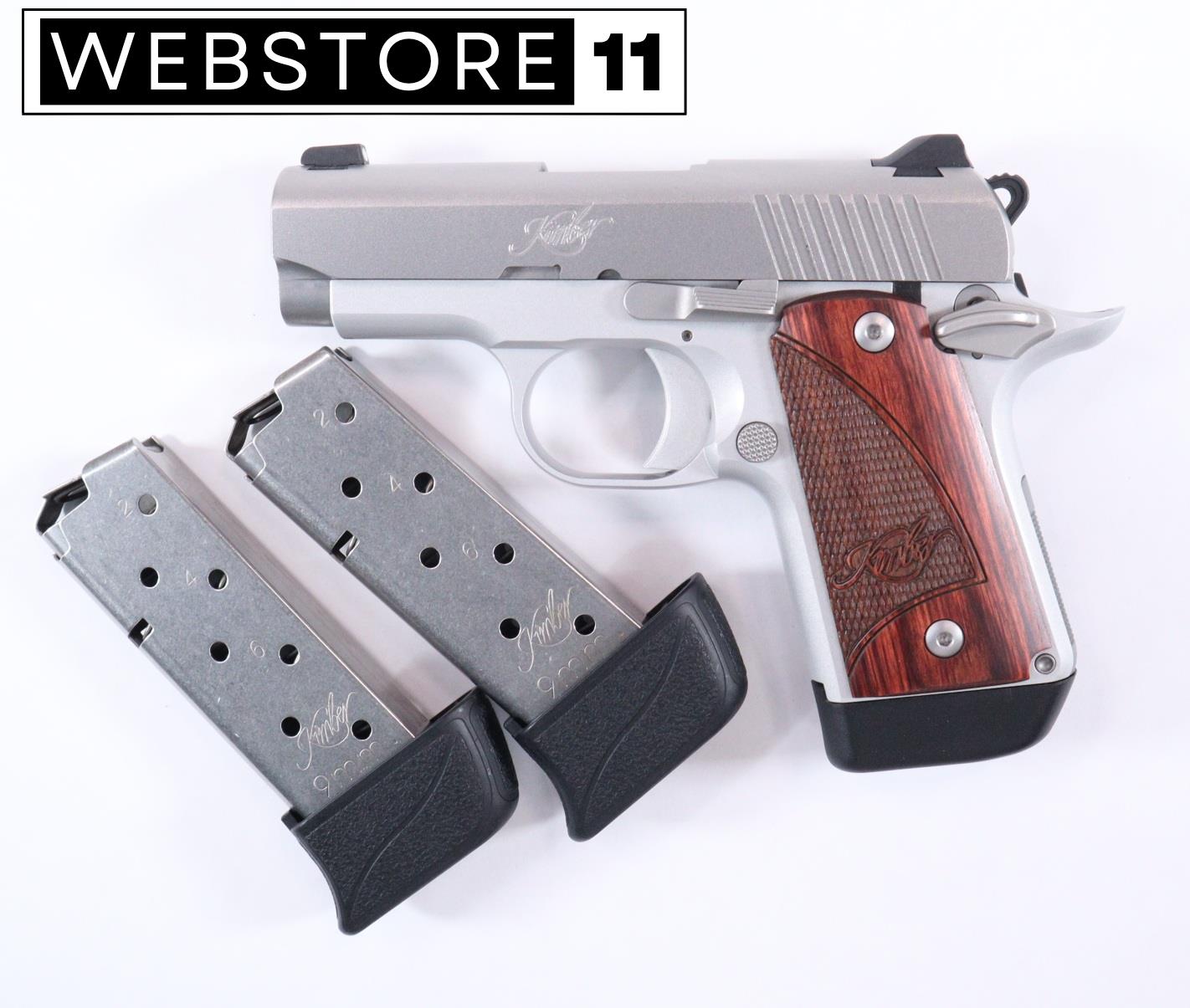 Kimber Micro 9 9mm 3.1-Inch Semi-Automatic Pistol w/ 3 Magazines - Semi ...