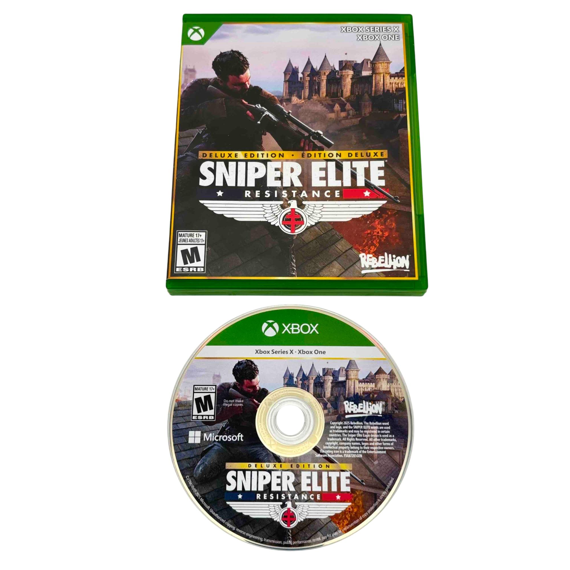 Microsoft Xbox One/X - Sniper Elite: Resistance Deluxe Edition Game Disc
