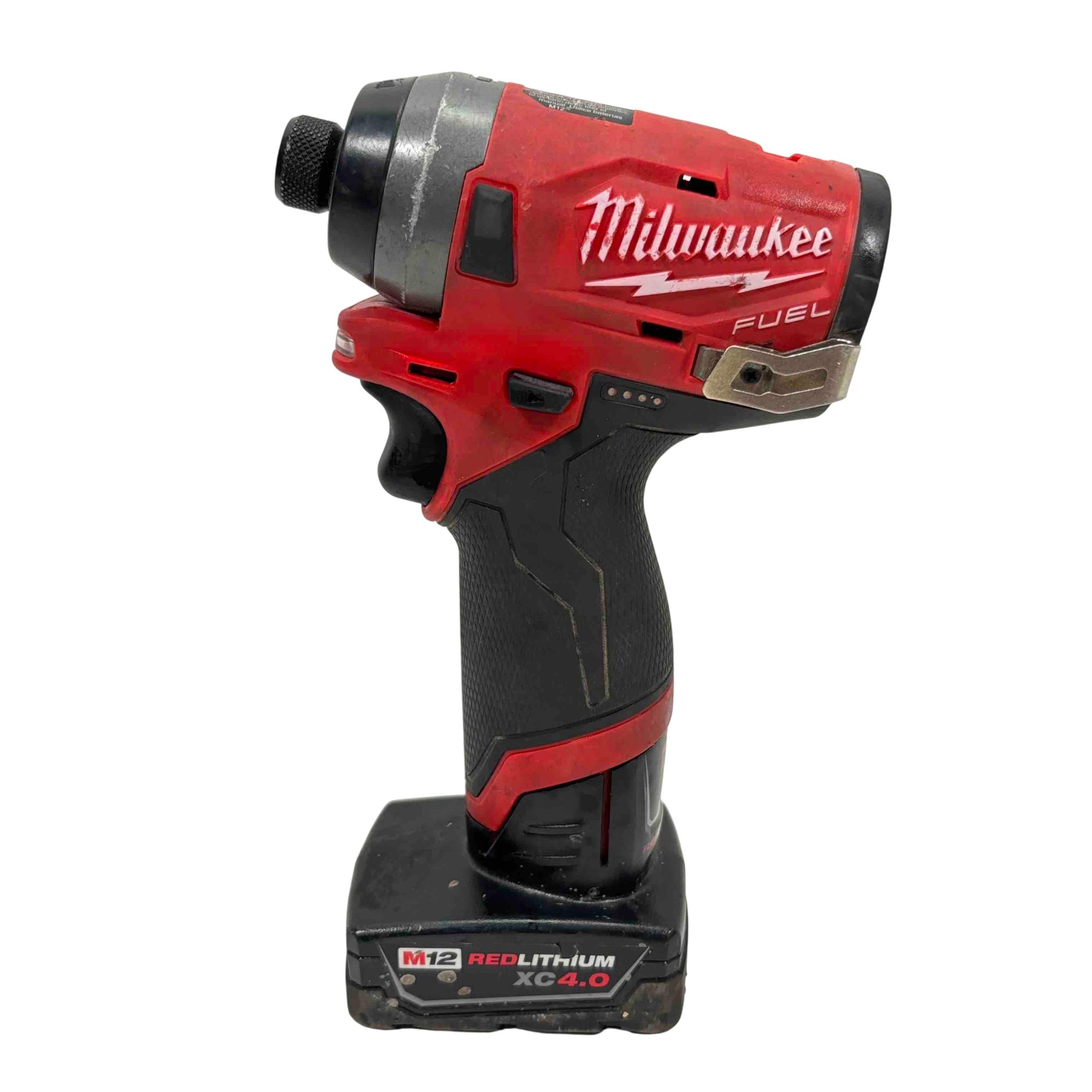 Milwaukee 2553-20 12V Lithium-Ion Brushless Cordless 1/4 in. Hex Impact ...