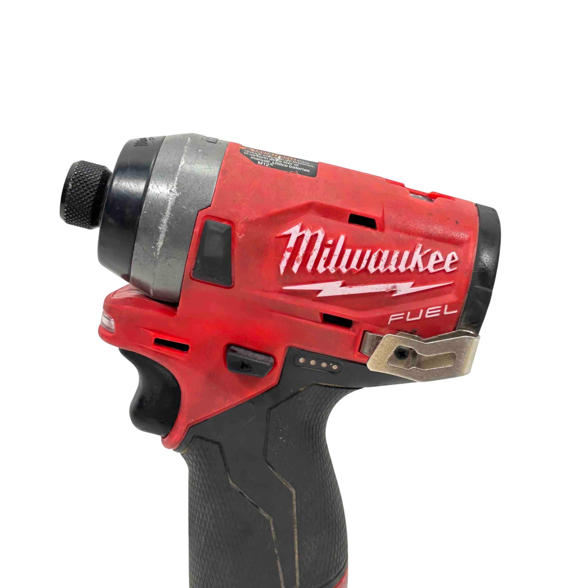 Milwaukee 2553-20 12V Lithium-Ion Brushless Cordless 1/4 in. Hex Impact ...