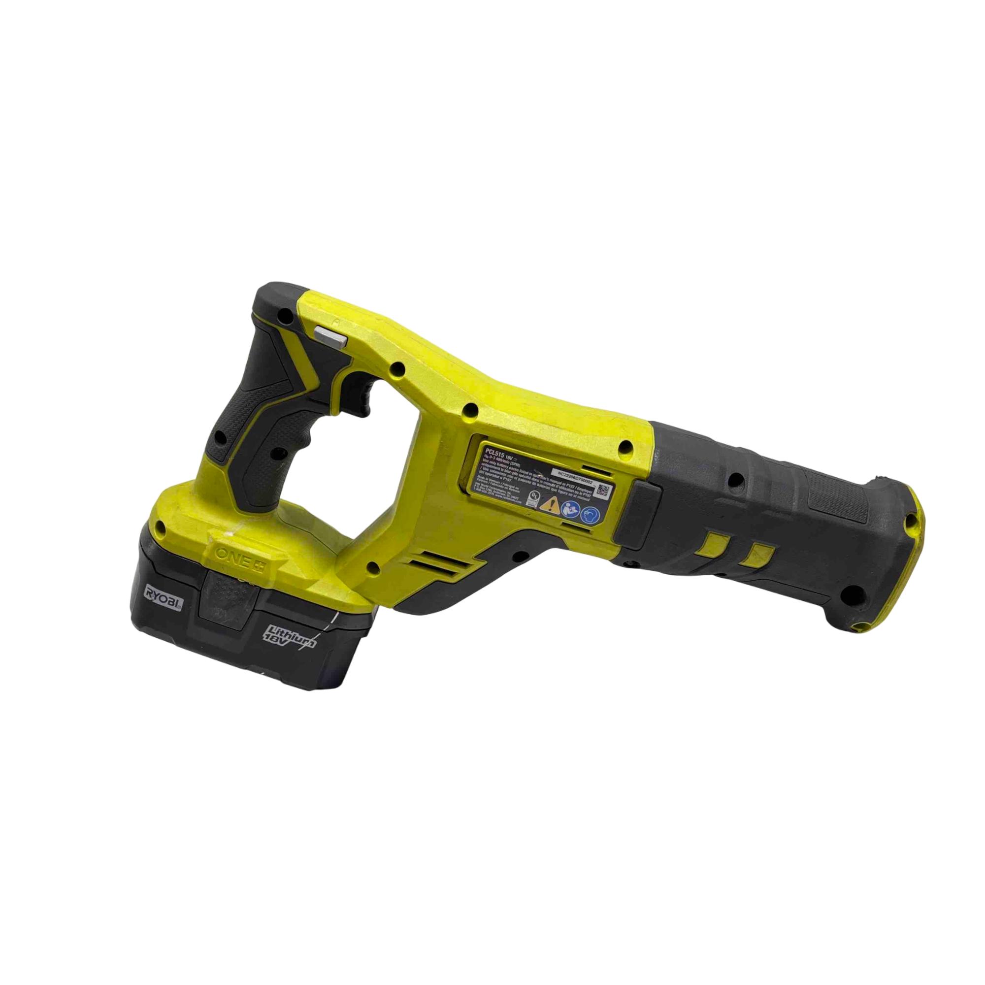 Ryobi ONE+ PCL515 18V Cordless Reciprocating Saw/18V 2.6Ah Battery