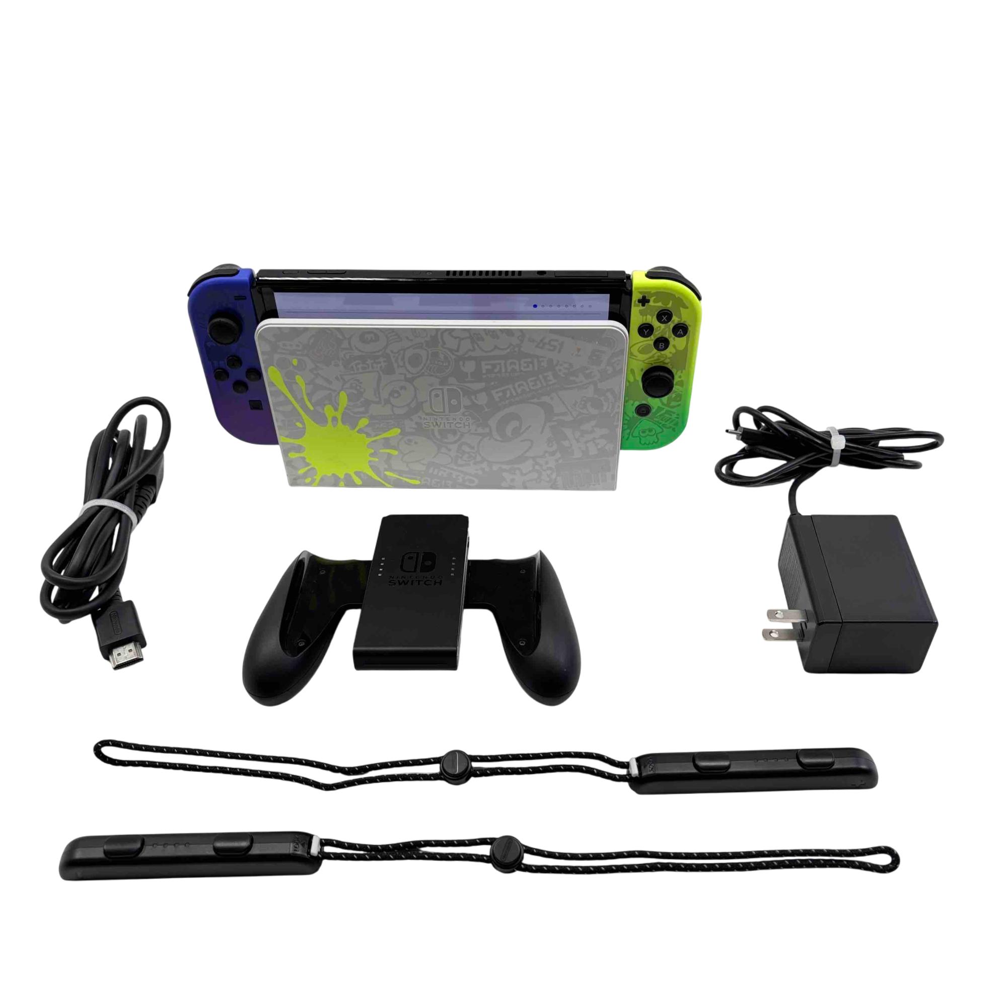 Nintendo Switch OLED Splatoon 3 Edition HEG-001 64GB Video Game Console ...