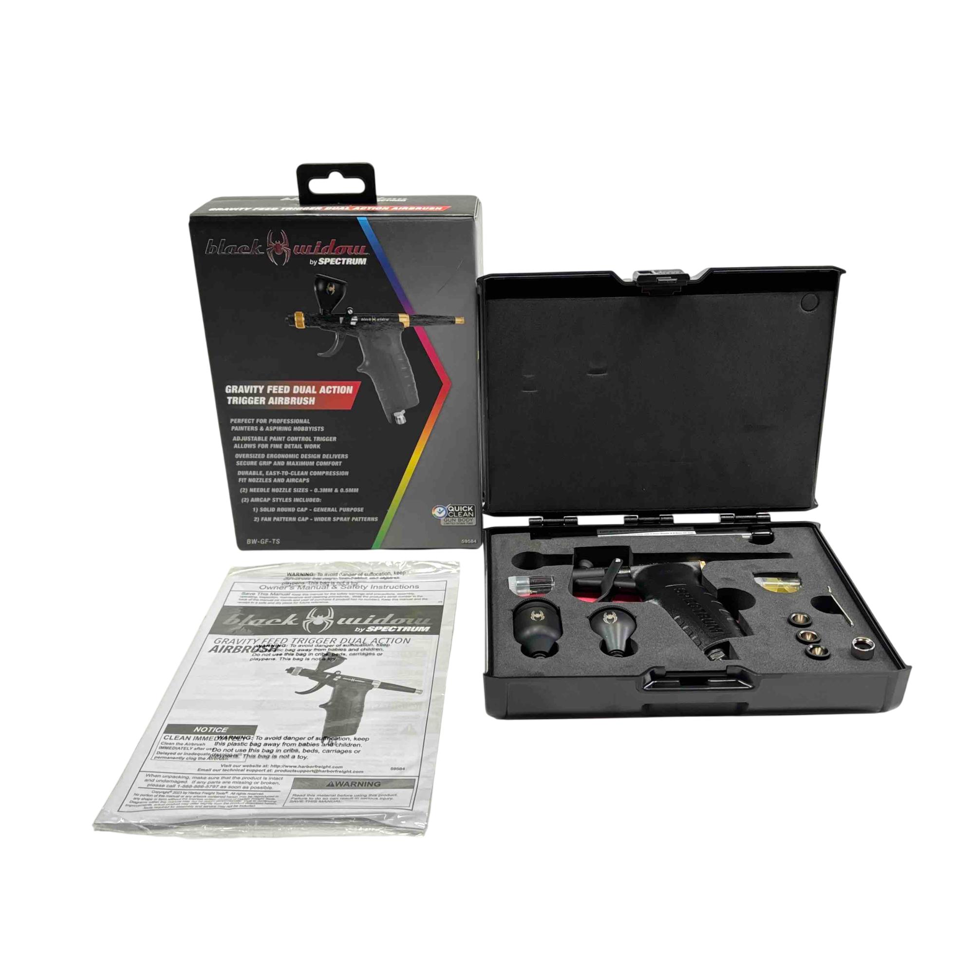 Black Widow by Spectrum BW-GF-TS Gravity Feed Dual Action Trigger ...