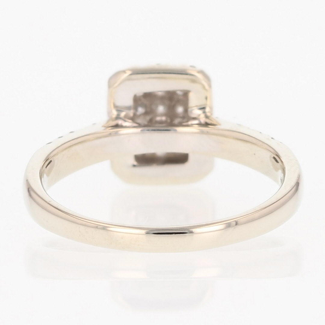 .40ctw Diamond Rectangular Cluster Halo Engagement Ring 10k White Gold ...