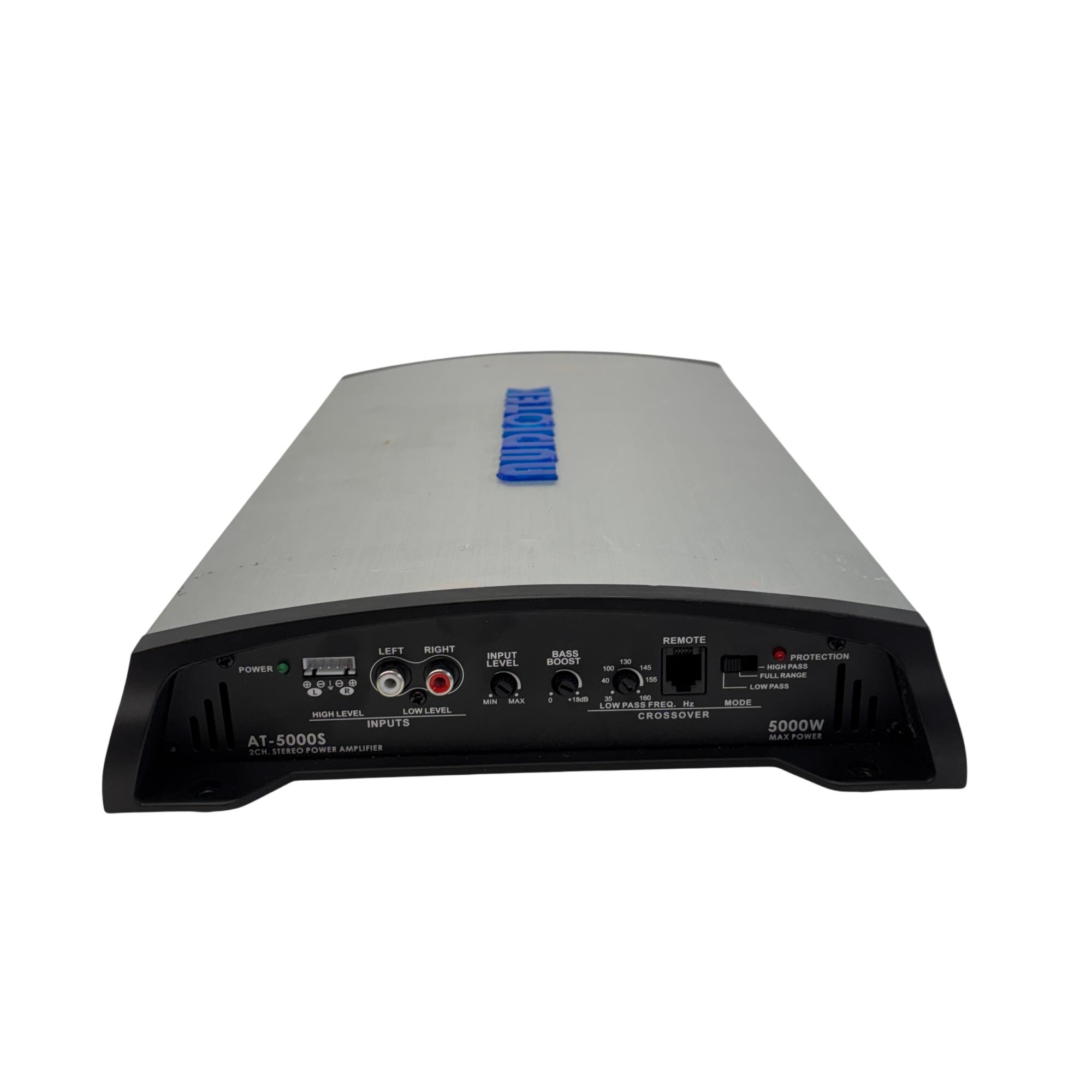 Audiotek AT5000S 2-Channel 5000W Stereo Car Amplifier