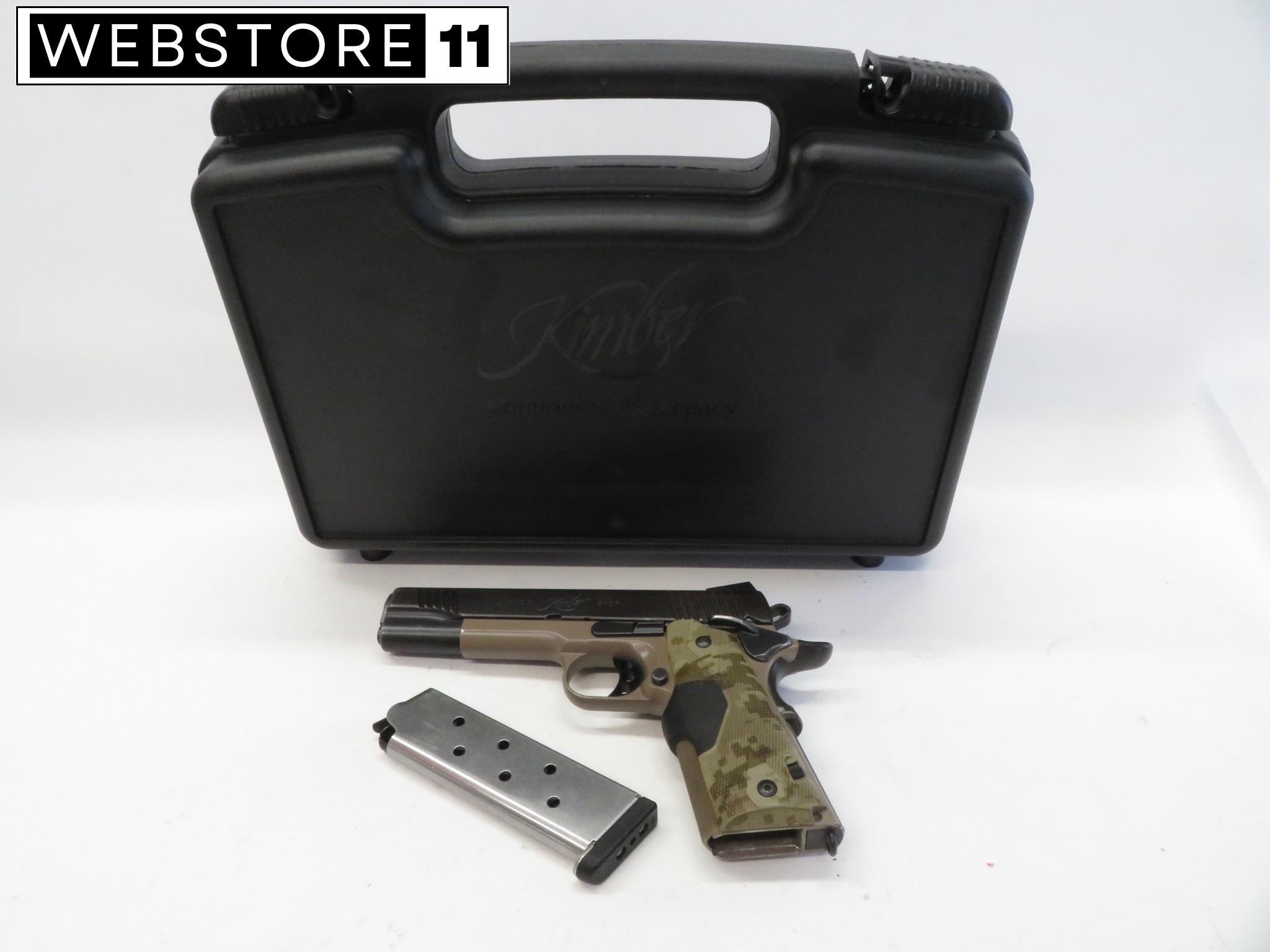 Kimber Custom Covert II .45 ACP 5" Semi-Automatic Pistol w/ Mag & Hard ...