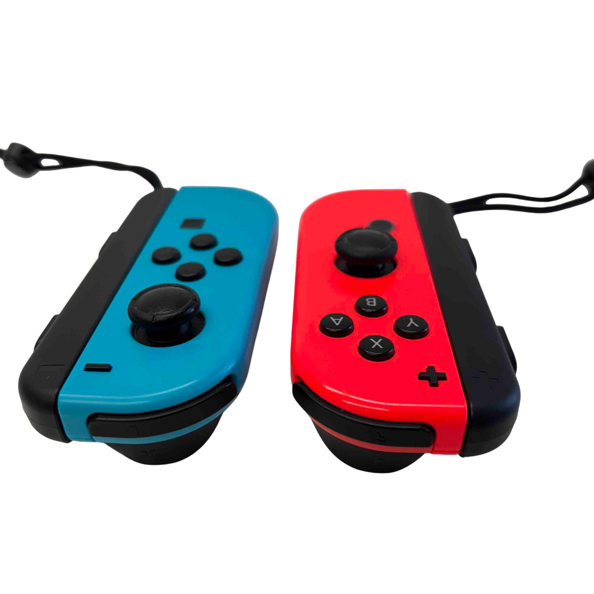 Nintendo Switch Joy-Con HAC-015 Controllers Neon Blue Neon Red