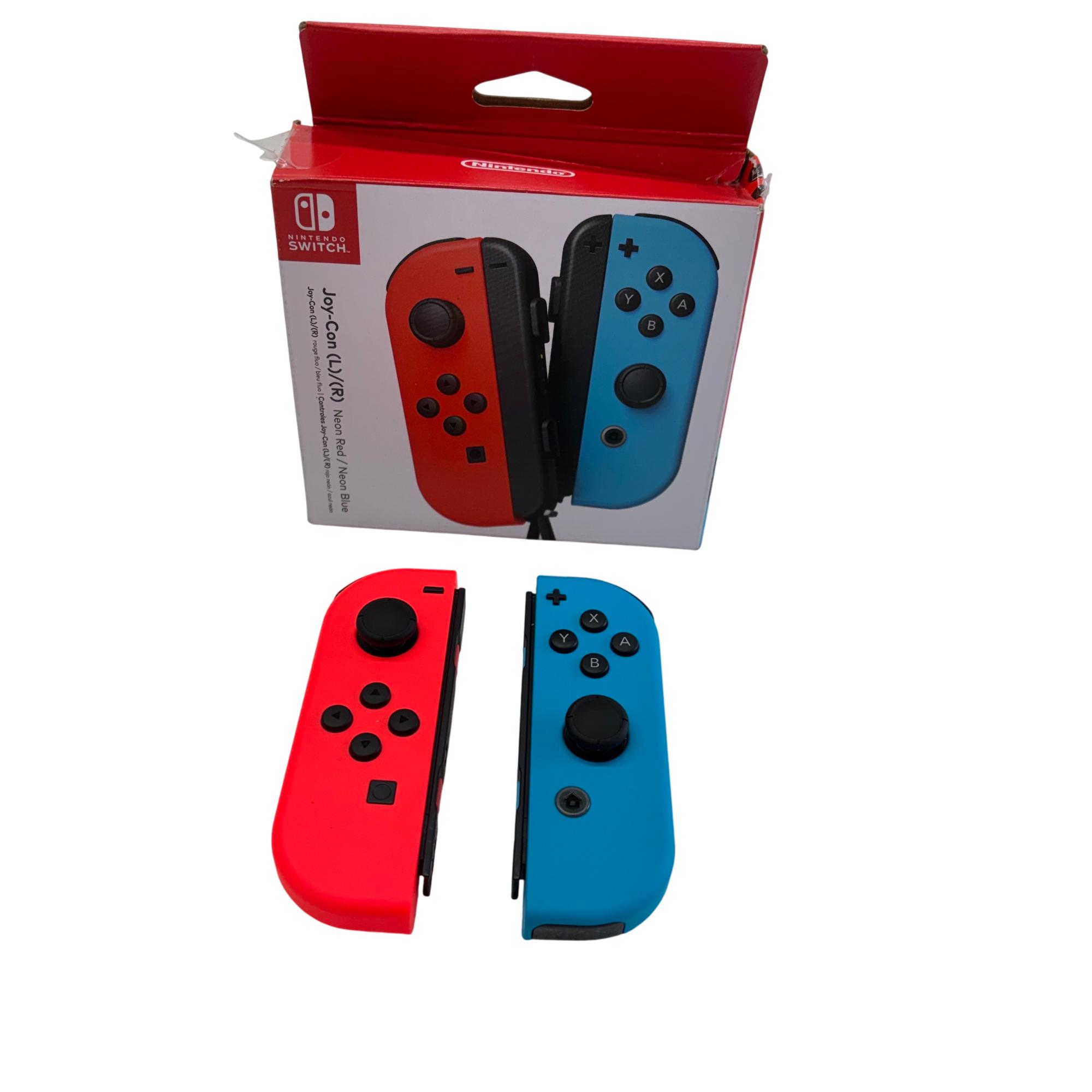 Nintendo Switch Joy-Con (L/R) Neon Red/Neon Blue Controllers HAC-016
