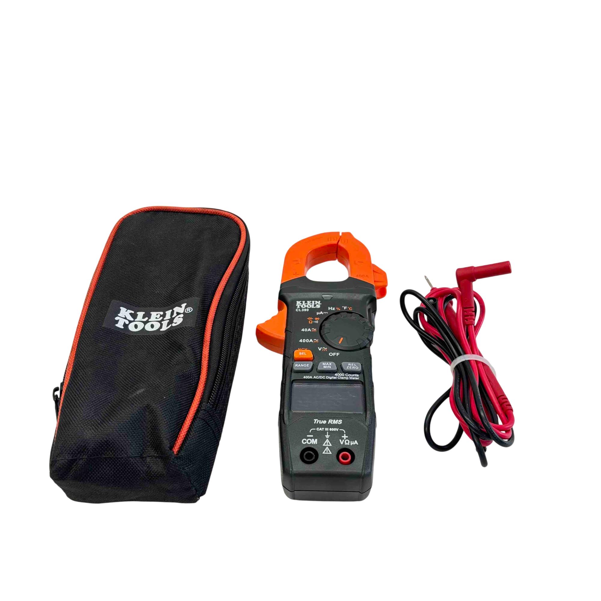 Klein Tools CL390 400A AC/DC Digital Clamp Meter True RMS